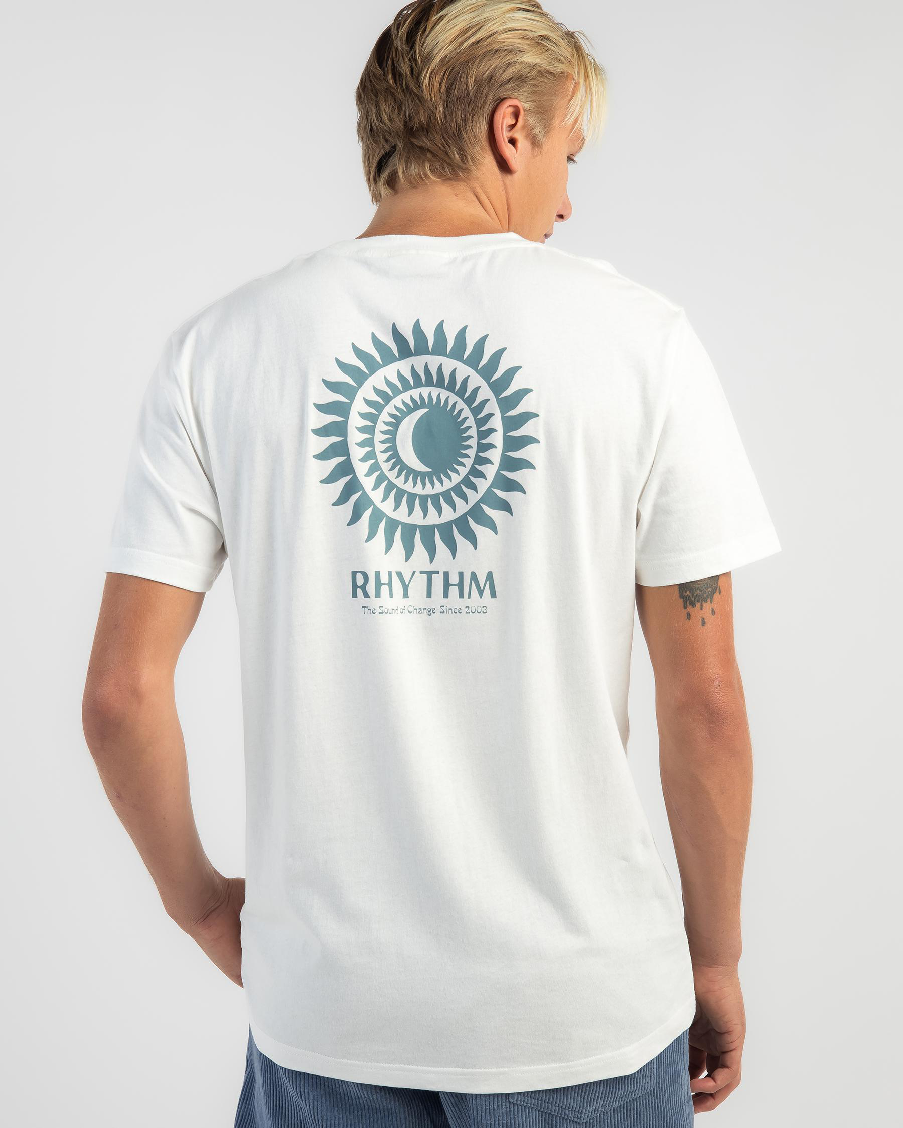 Shop Rhythm Blaze T-Shirt In White - Fast Shipping & Easy Returns ...