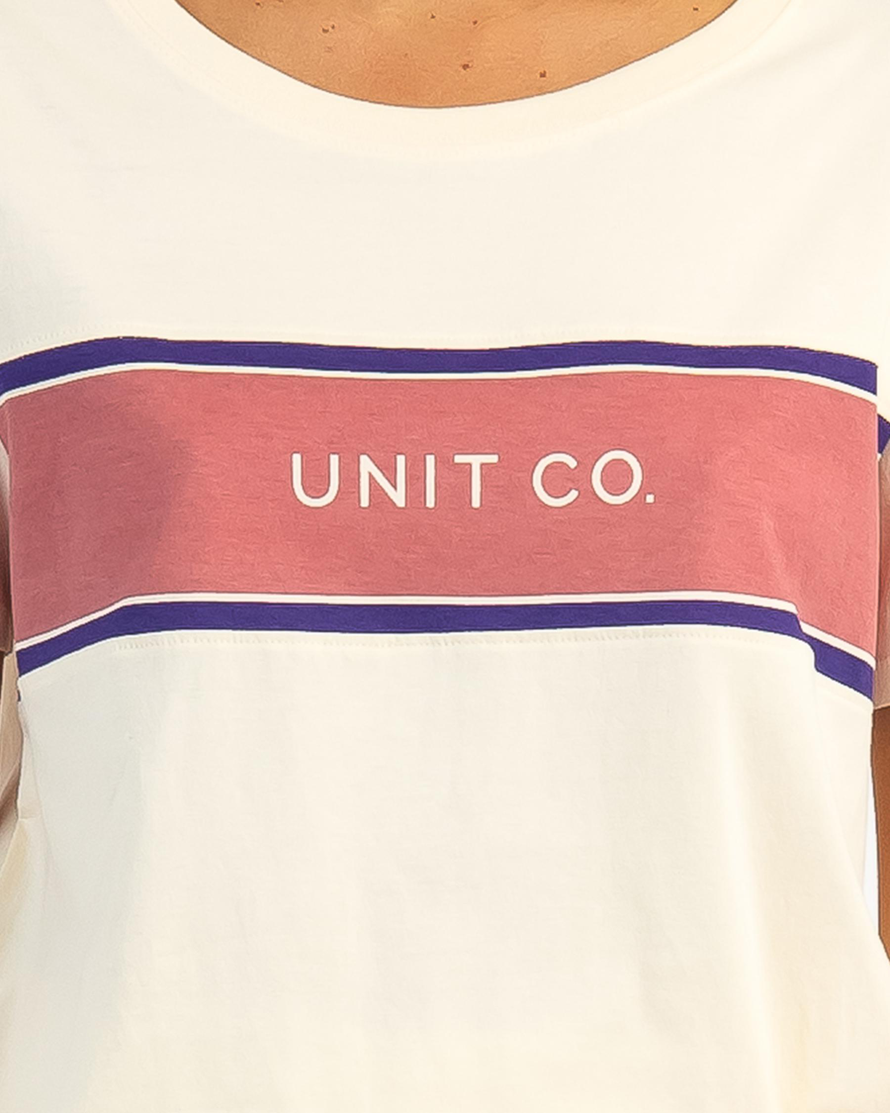 Shop Unit Womens Borderline T-Shirt In Cream - Fast Shipping & Easy ...