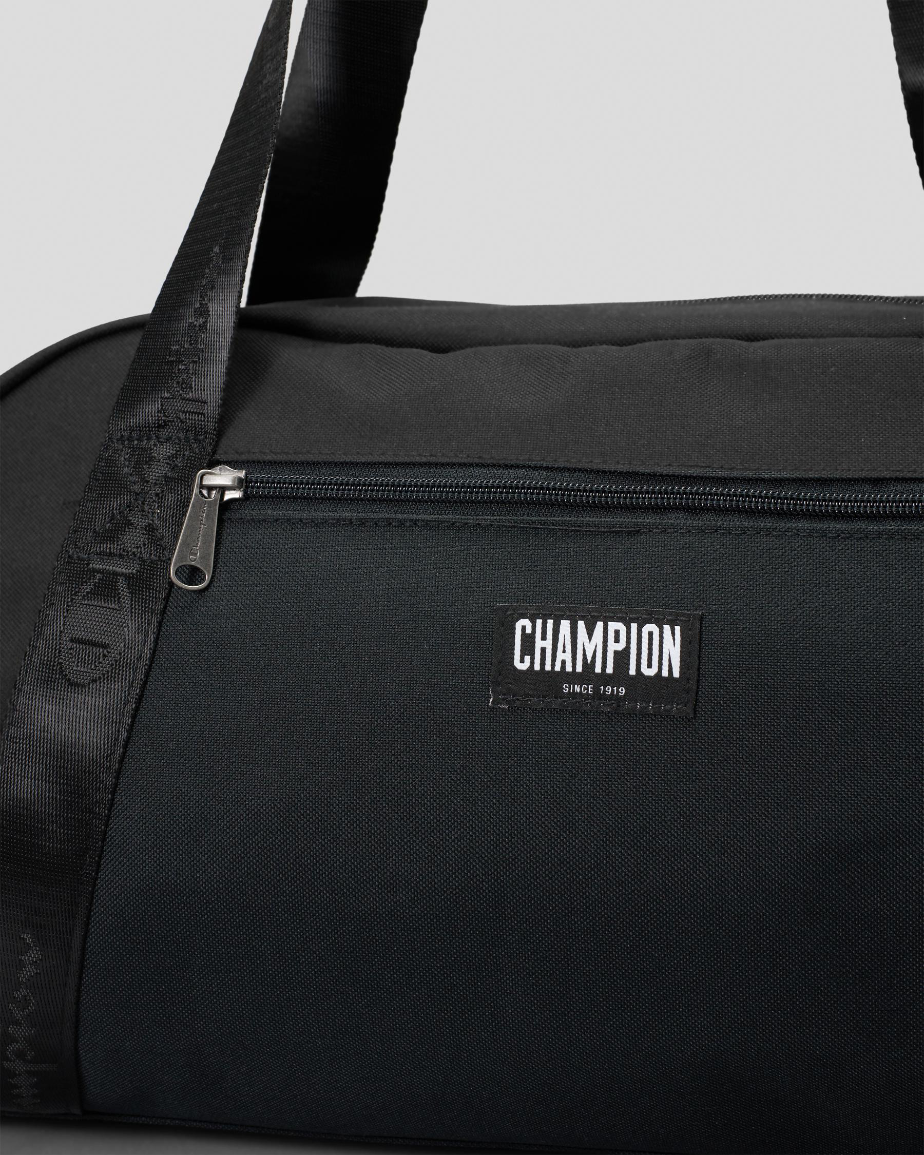 Shop Champion Logo Gym Bag In Black - Fast Shipping & Easy Returns ...