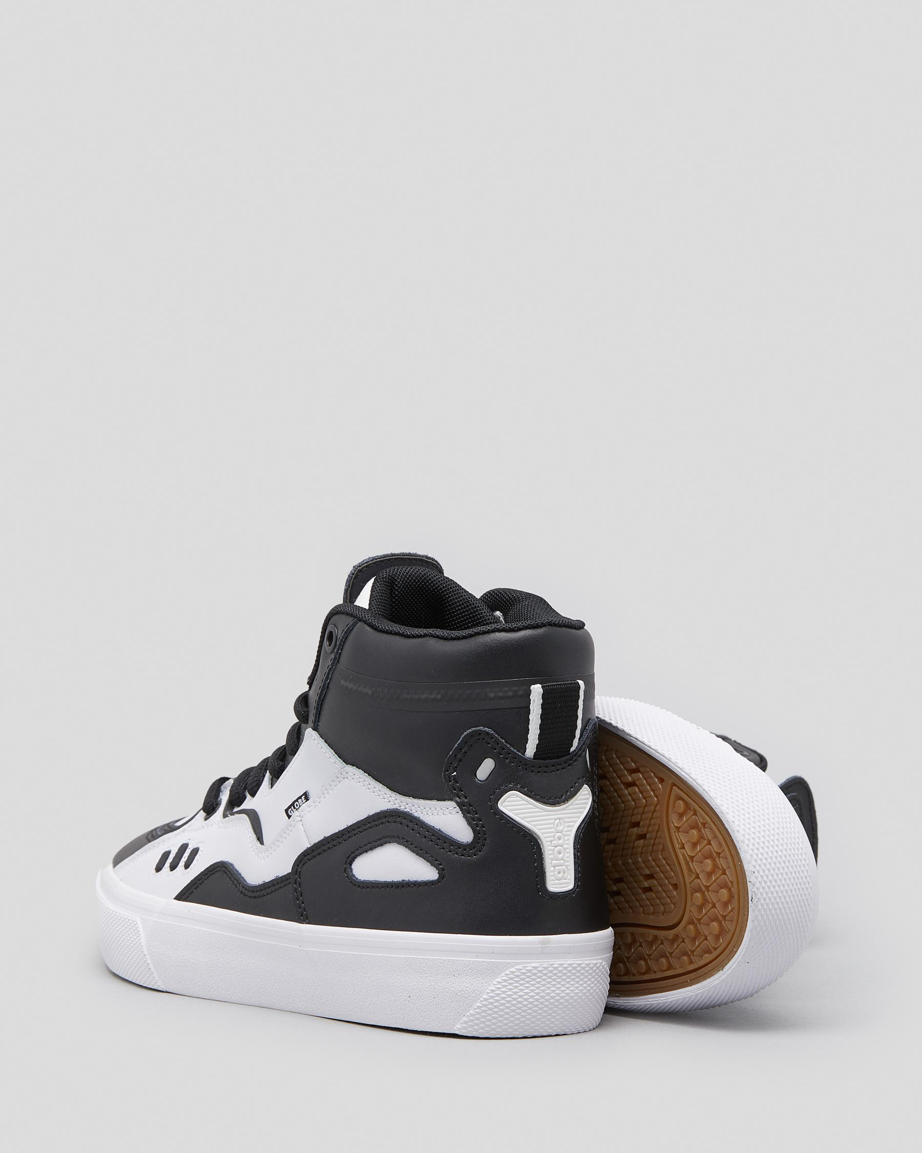 Shop Globe Dimension Hi-Top Shoes In Black/white - Fast Shipping & Easy ...