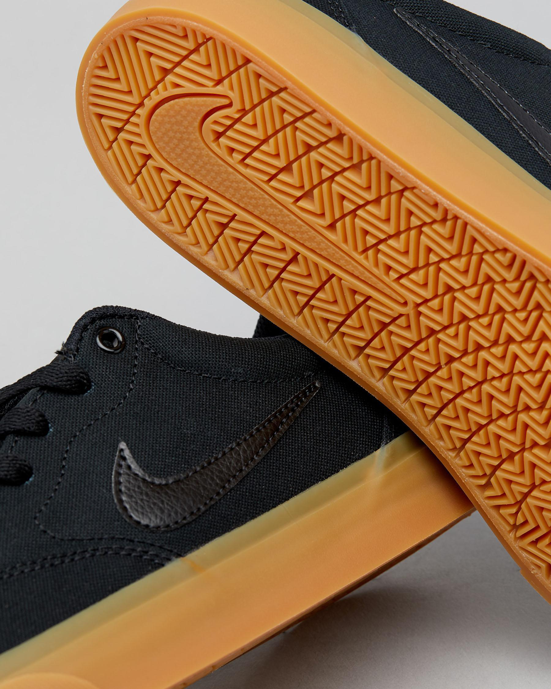 Shop Nike Charge Shoes In Black/black-black-gum Light B - Fast Shipping ...