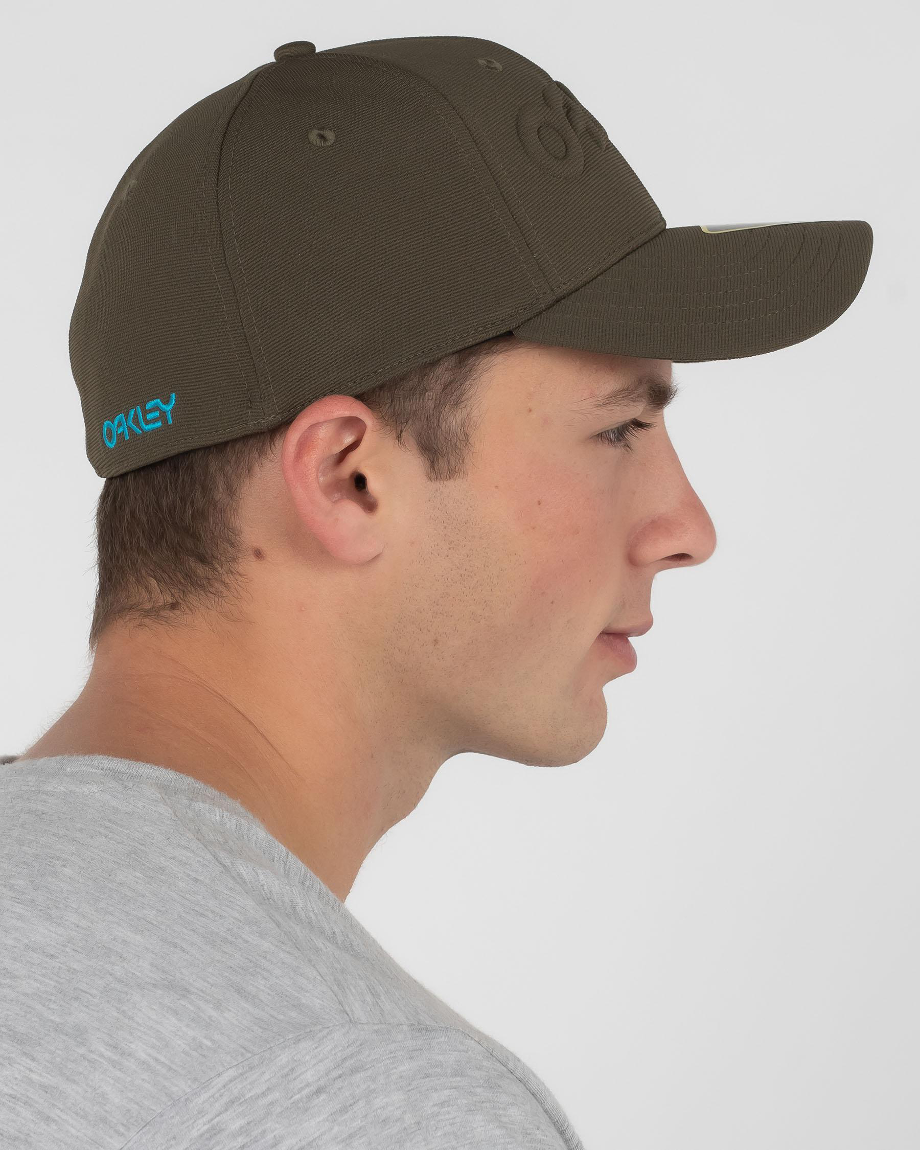 Shop Oakley Embossed Cap In Dark Brush - Fast Shipping & Easy Returns ...