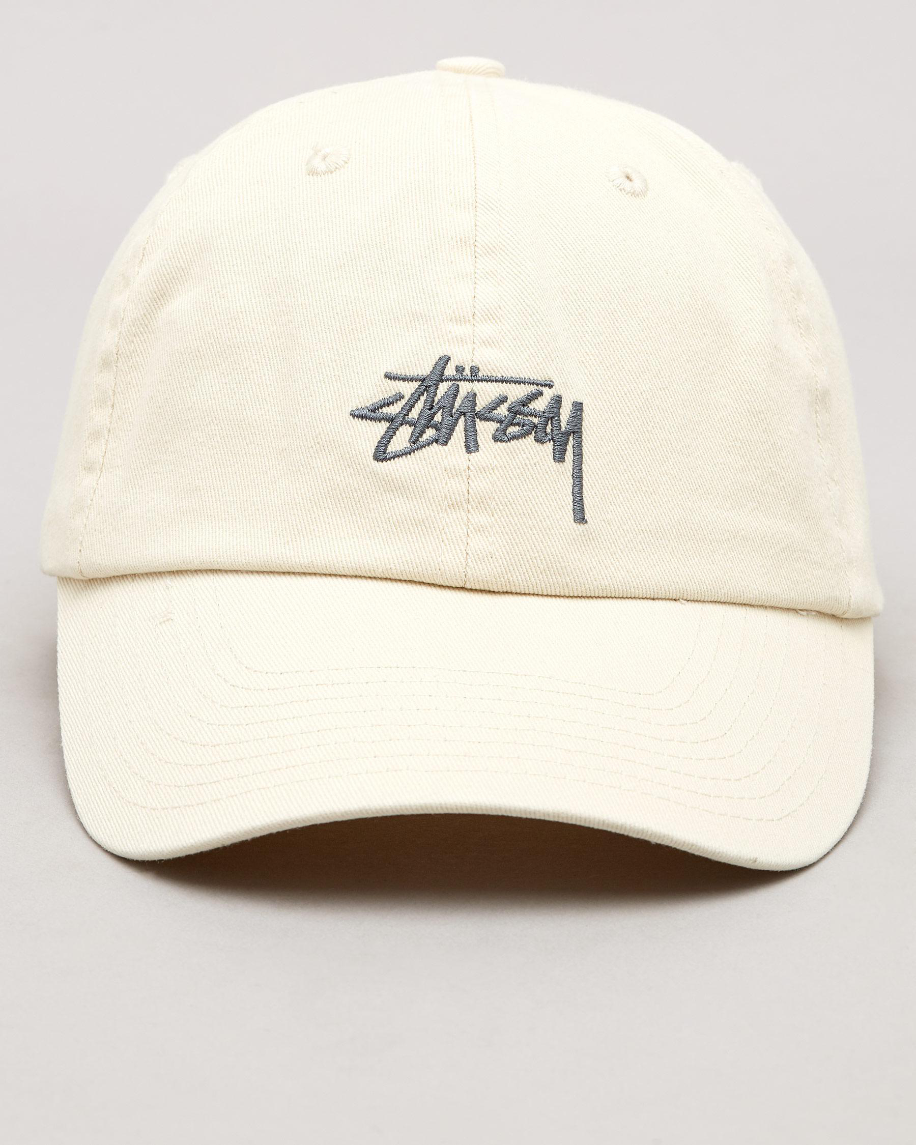 Shop Stussy Stock Low Pro Cap In Warmed White - Fast Shipping & Easy ...