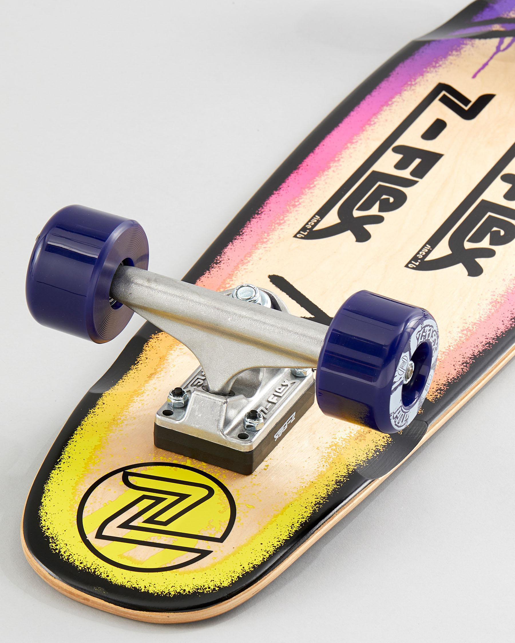 Shop Z-flex Pop Purp Fade 27" Cruiser Skateboard In Purple - Fast ...