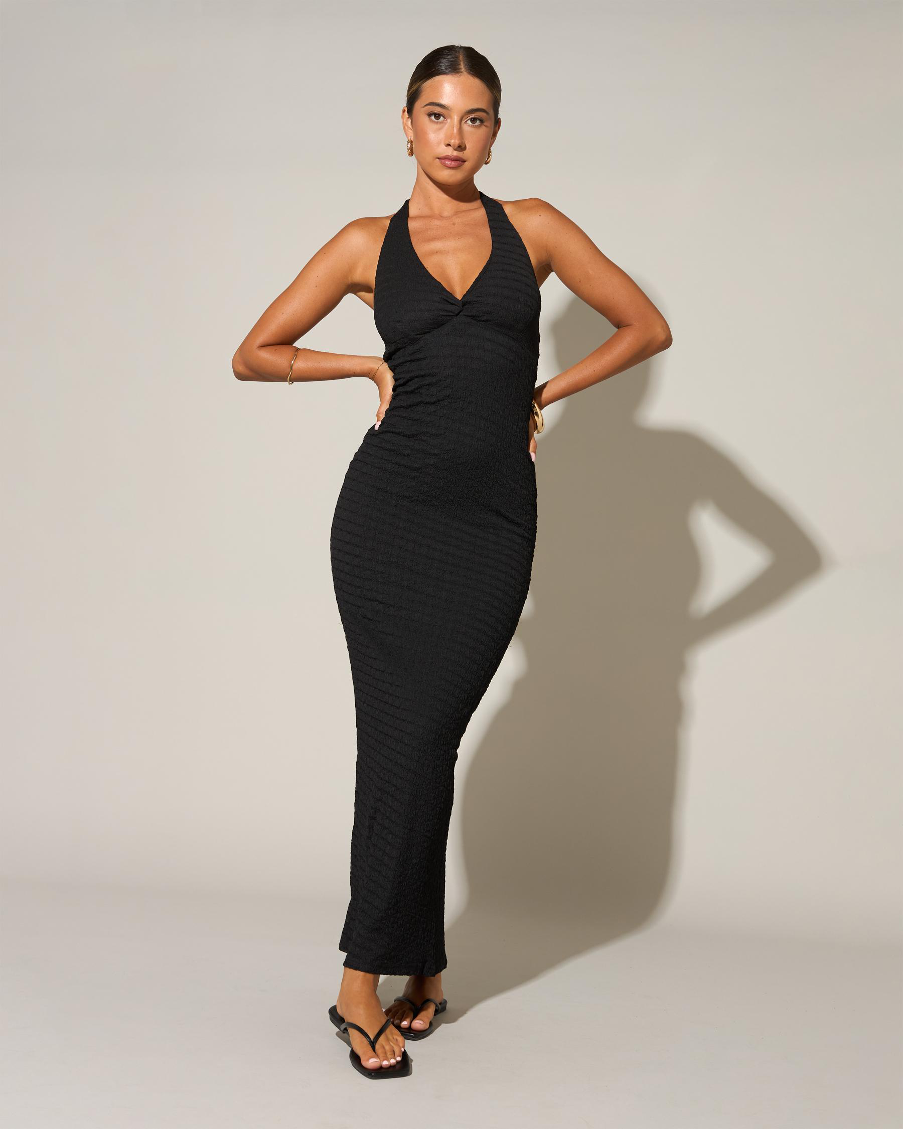 Shop Mooloola Kalani Maxi Dress In Black - Fast Shipping & Easy Returns ...