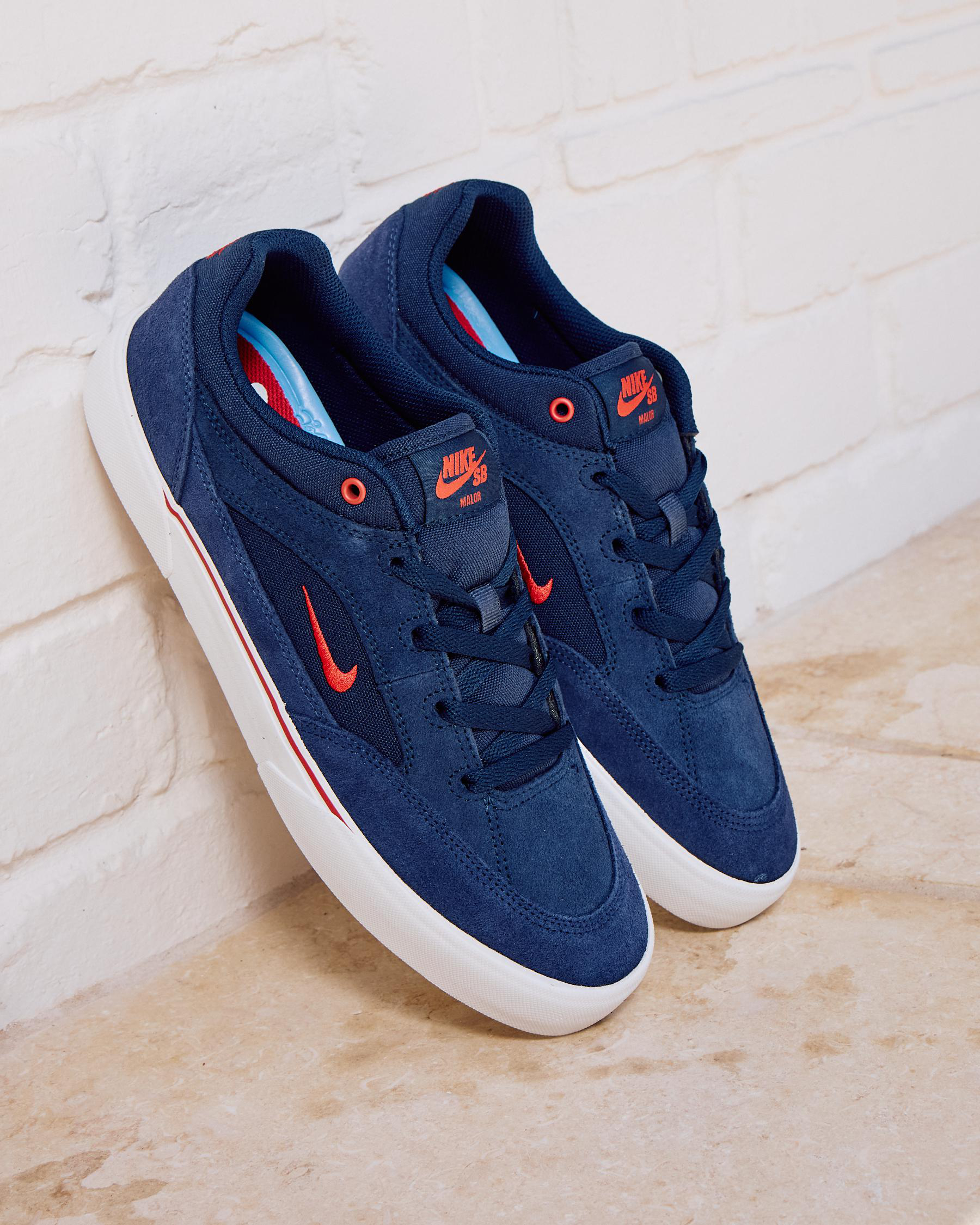 Shop Nike Malor Shoes In Obsidian/gym Red-midnight Navy - Fast Shipping ...