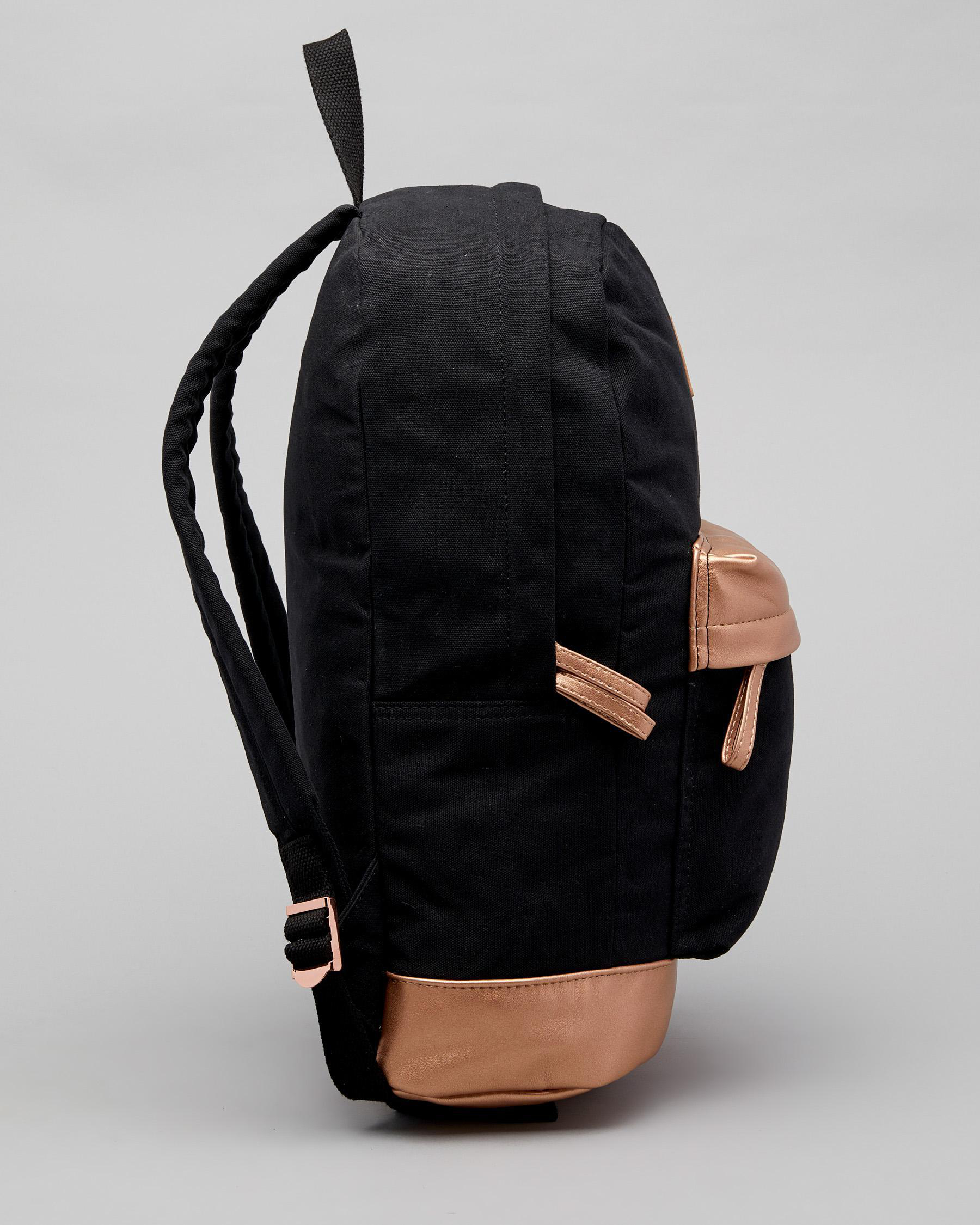 Shop Used May Backpack In Black/rose Gold - Fast Shipping & Easy ...