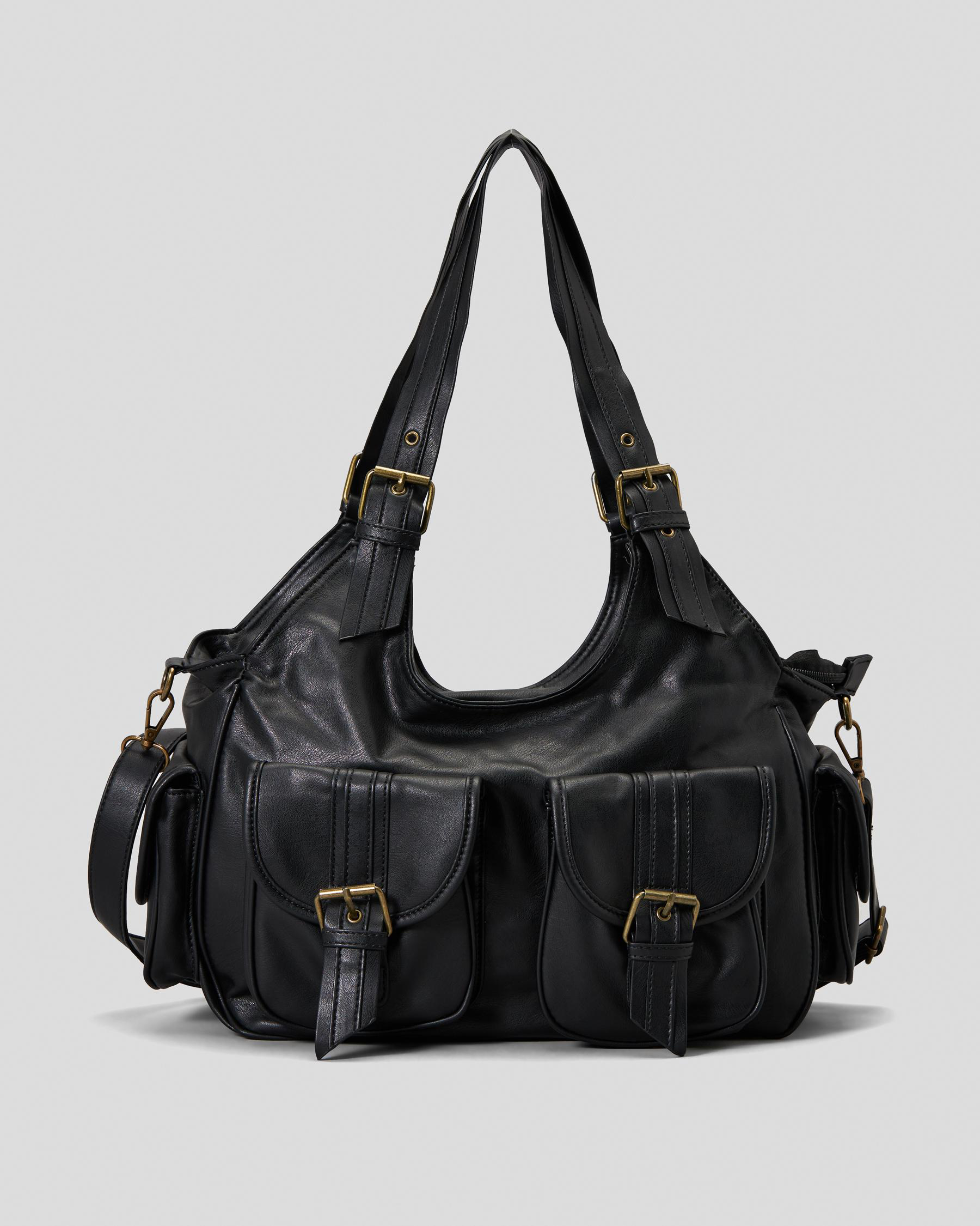 Shop Mooloola Kendra Hand Bag In Black - Fast Shipping & Easy Returns ...