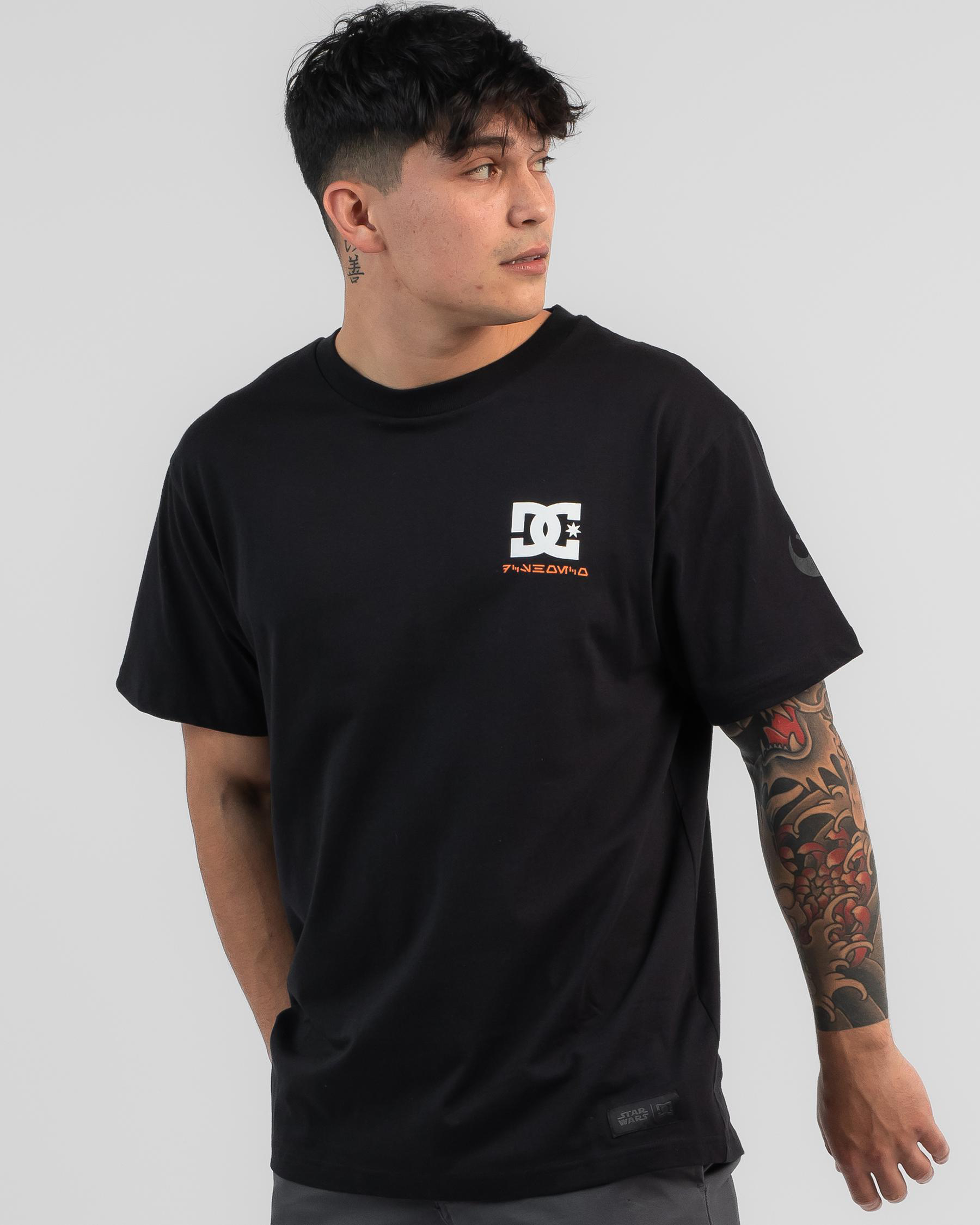 Shop DC Shoes SWDC Luke Class T-Shirt In Black - Fast Shipping & Easy ...