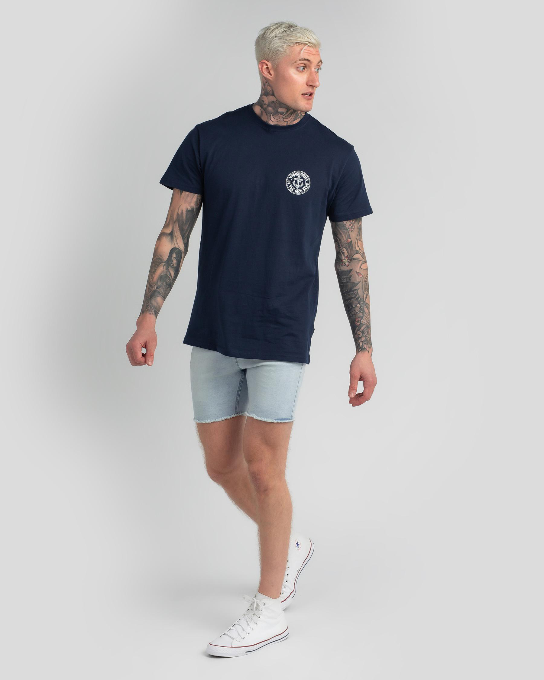 Shop Carve The Lure T-Shirt In Navy - Fast Shipping & Easy Returns ...