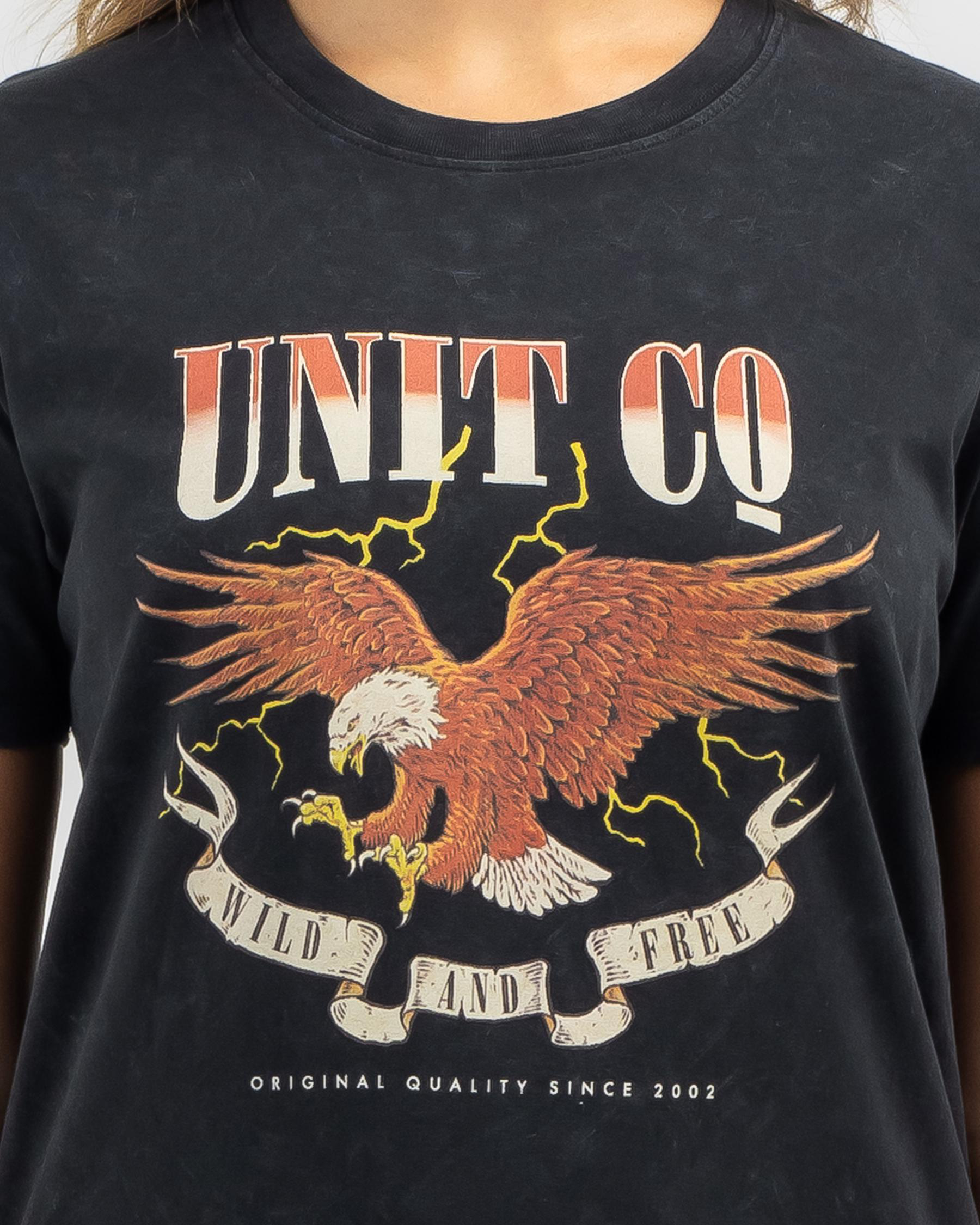 Shop Unit Womens Twilight T-Shirt In Vintage Black - Fast Shipping ...