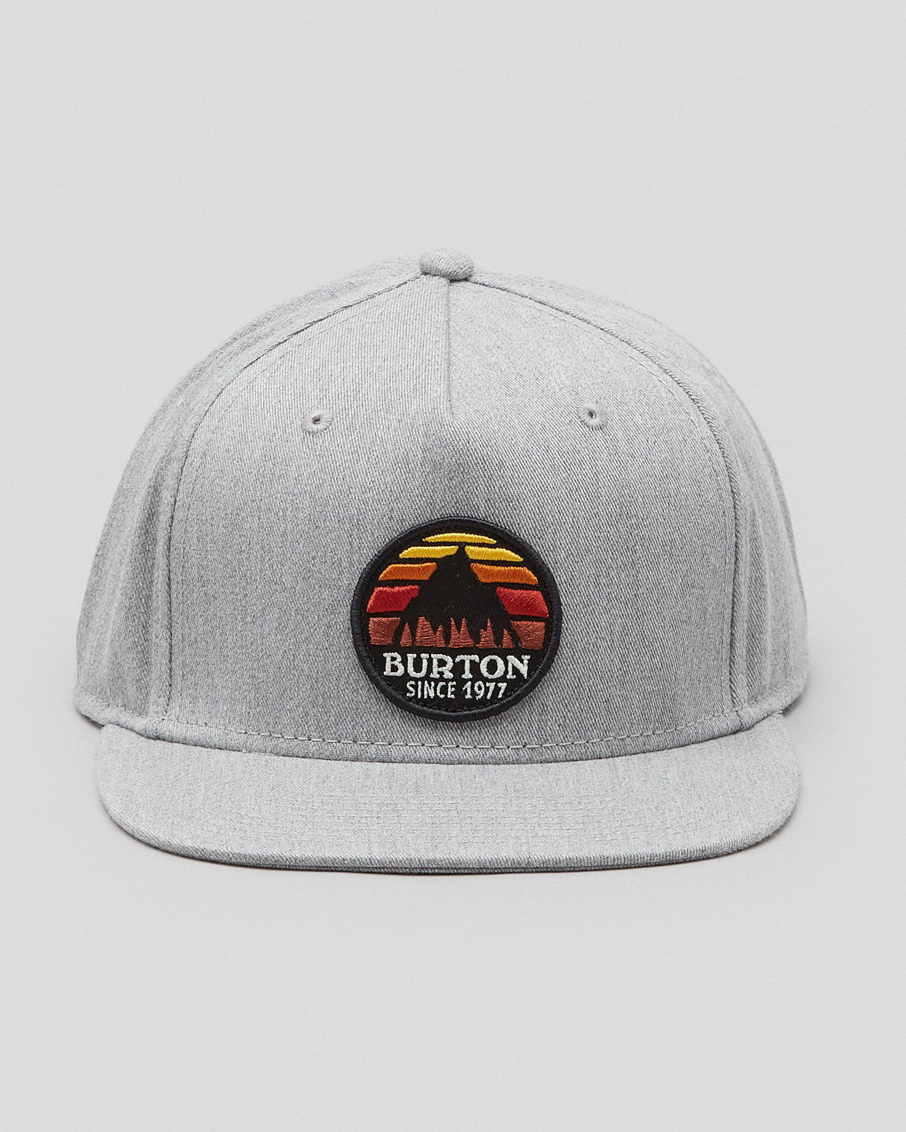 Shop Burton Underhill Cap In Monument Heather - Fast Shipping & Easy ...