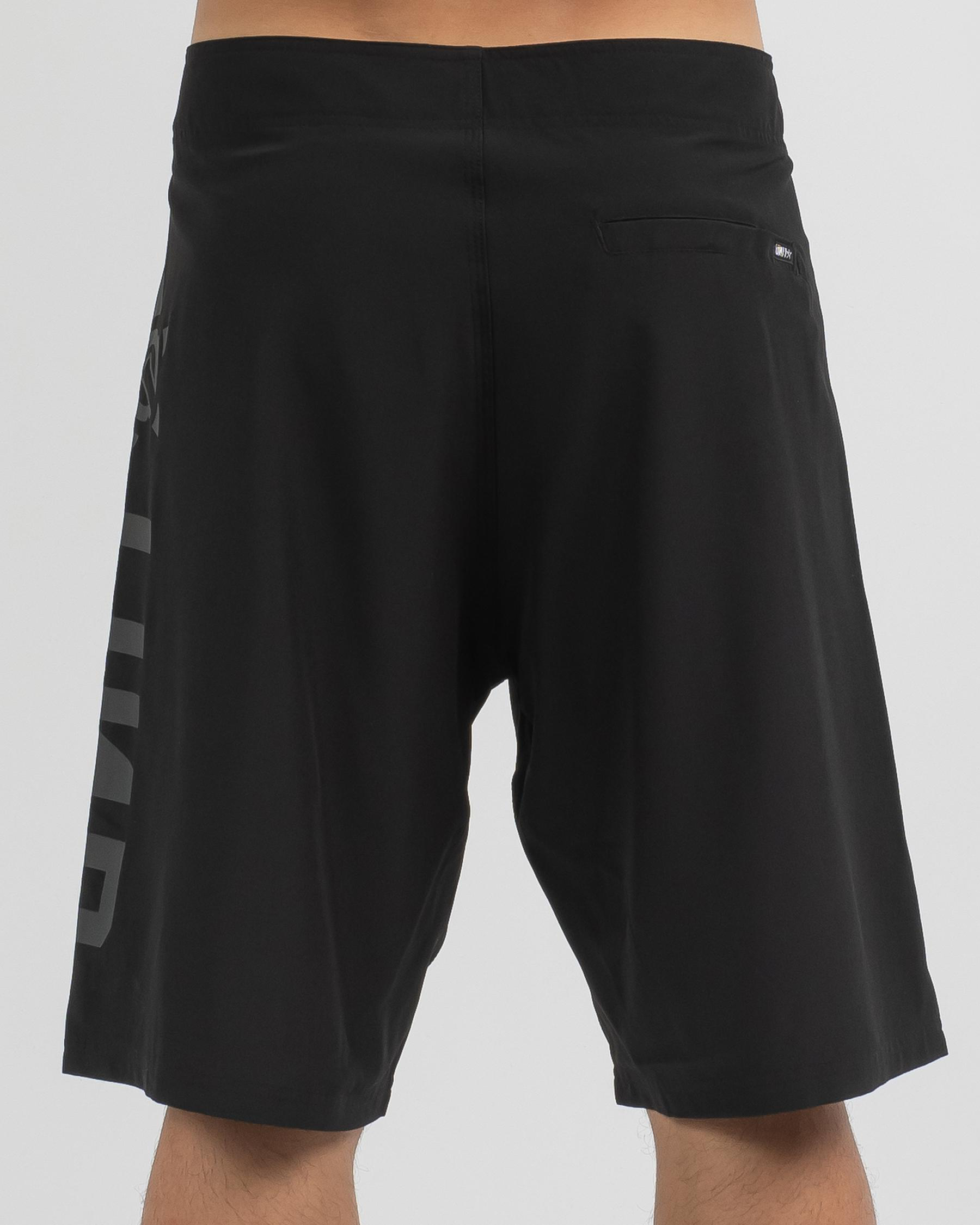 Unit Recon Board Shorts In Black - FREE* Shipping & Easy Returns - City ...