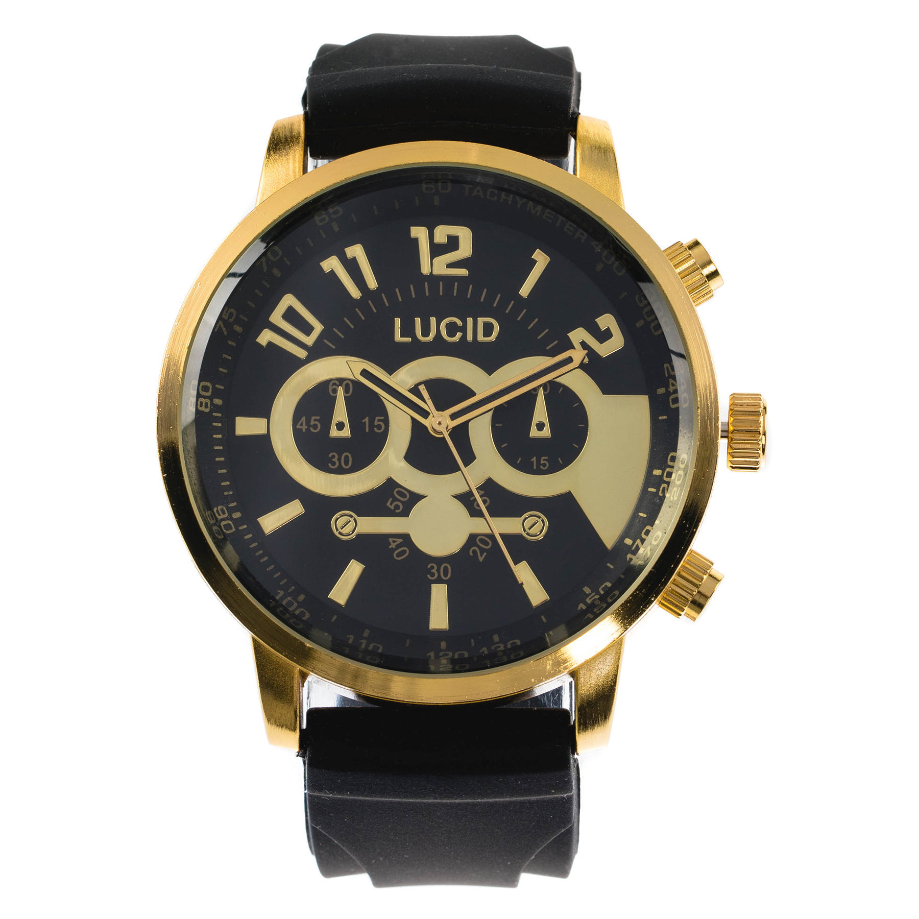 Shop Lucid Comet Watch In Black/gold/black/gold - Fast Shipping & Easy ...