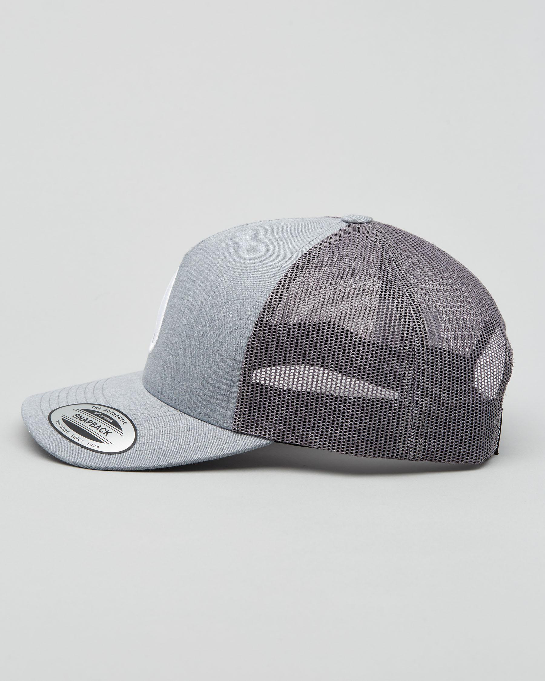 Nixon Iconed Trucker Cap In Heather Grey - Fast Shipping & Easy Returns ...