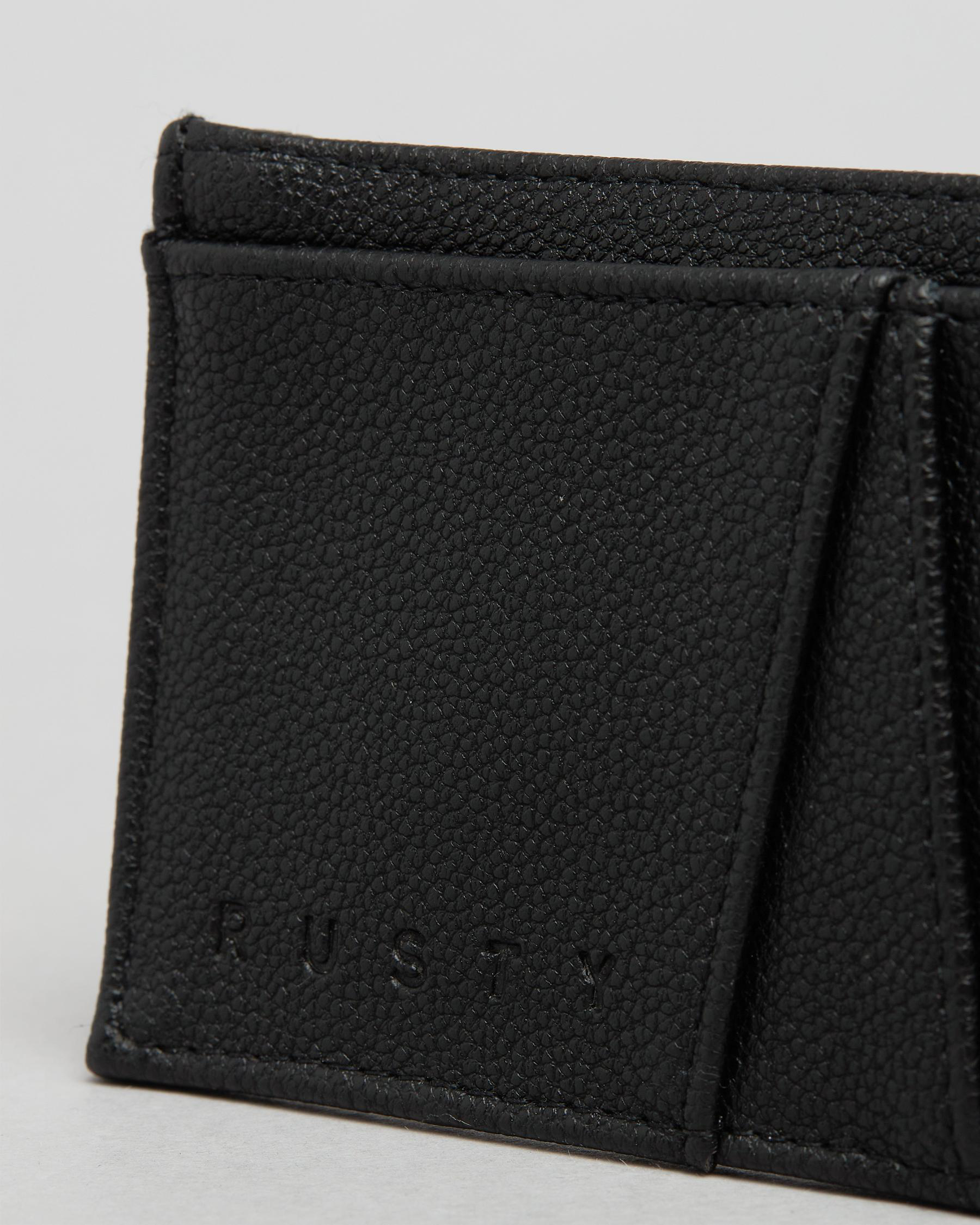 Rusty Soulful Card Holder In Black - FREE* Shipping & Easy Returns ...