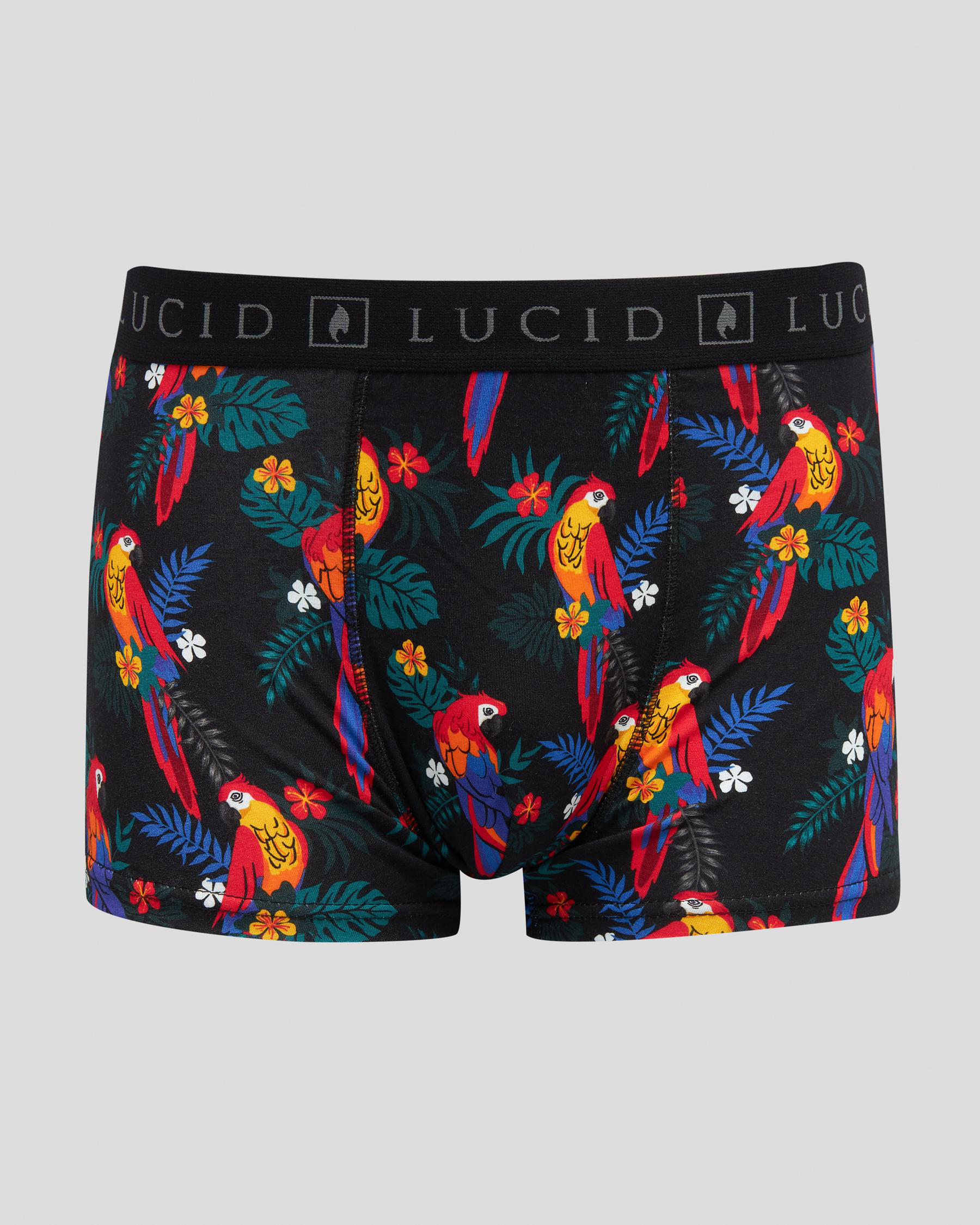 Shop Lucid Jungle Boxers In Black - Fast Shipping & Easy Returns - City ...