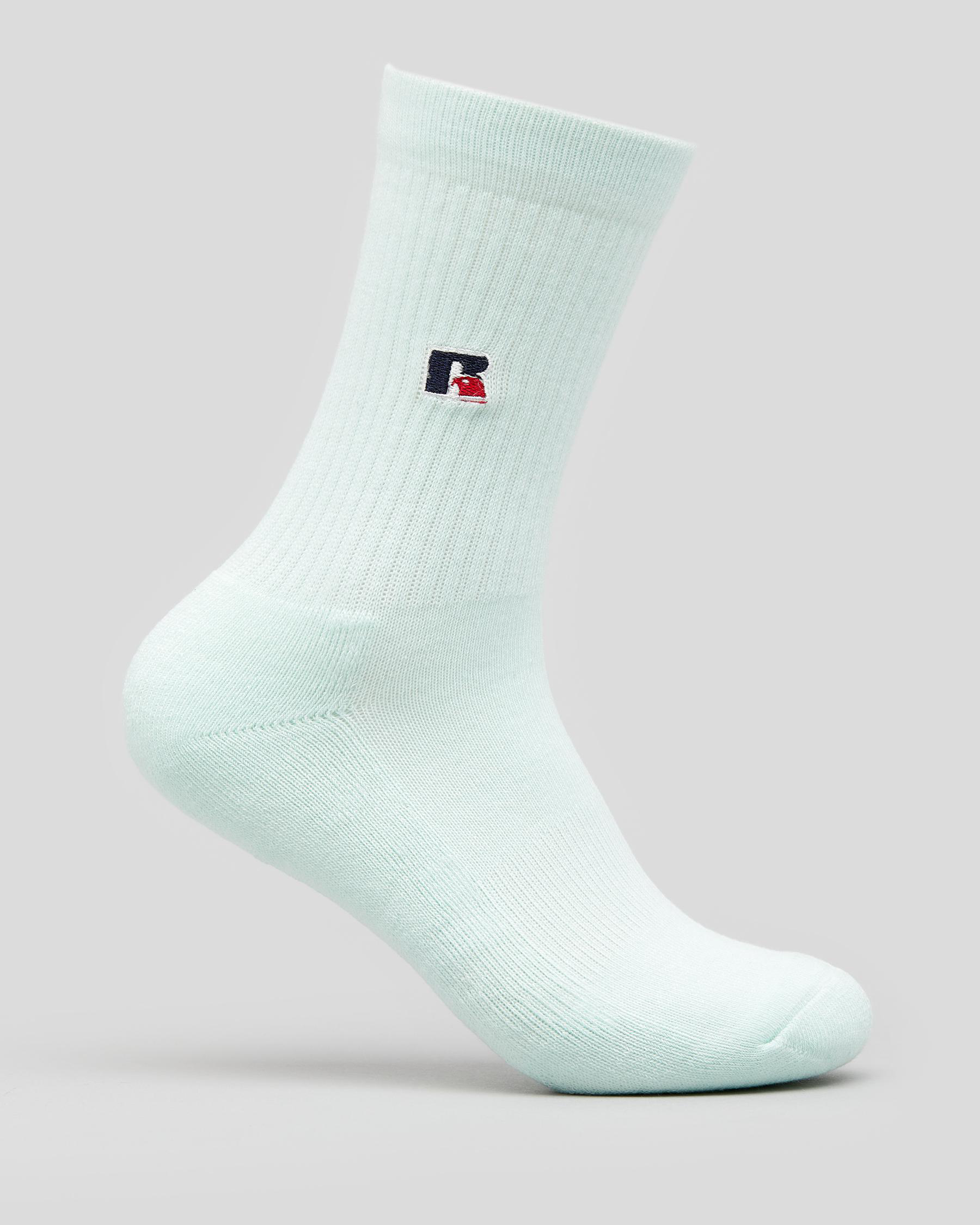 Shop Russell Athletic Boys' Russell Athletic Singles Socks In Mint ...