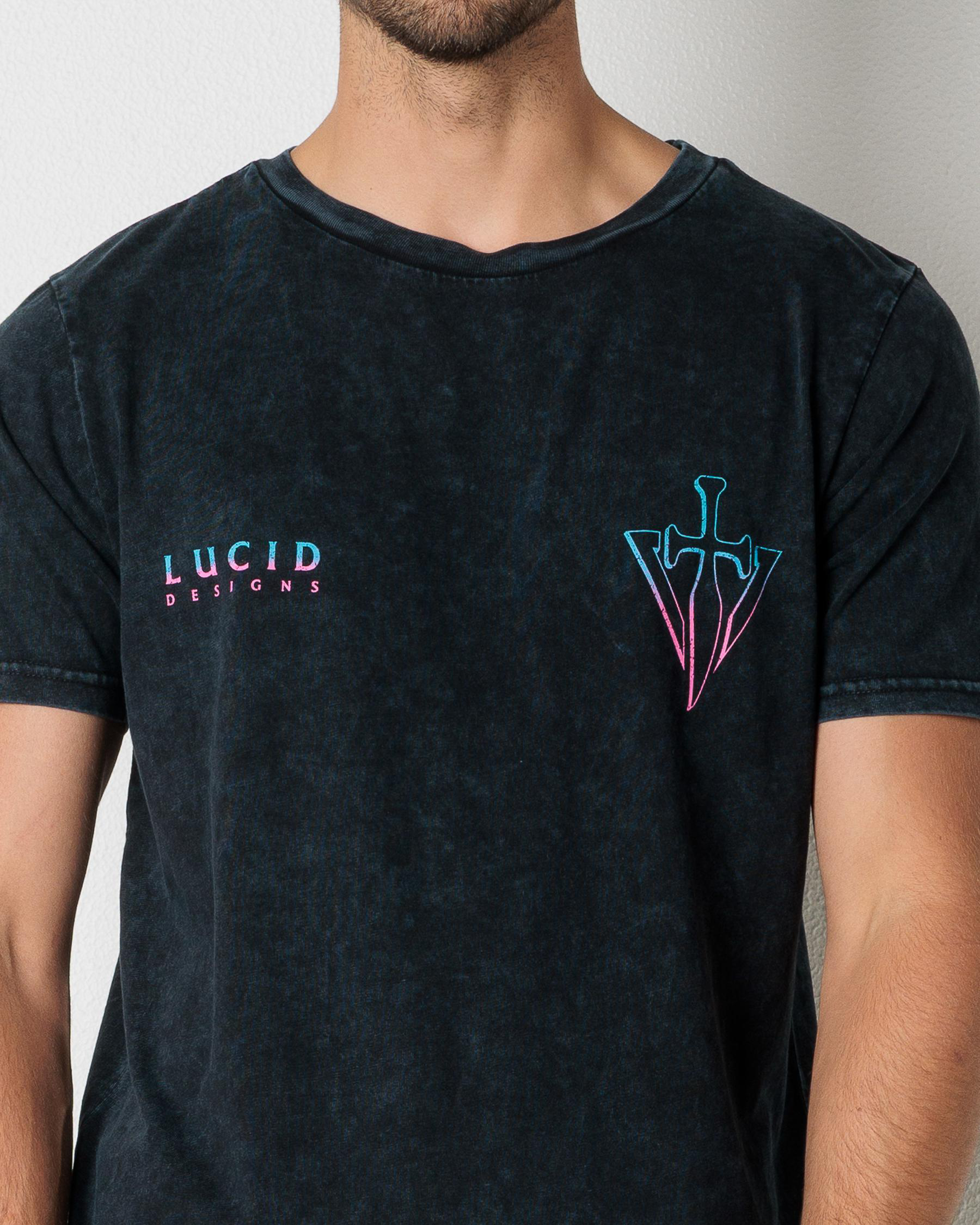 Lucid Colossus T-Shirt In Navy Acid - FREE* Shipping & Easy Returns ...