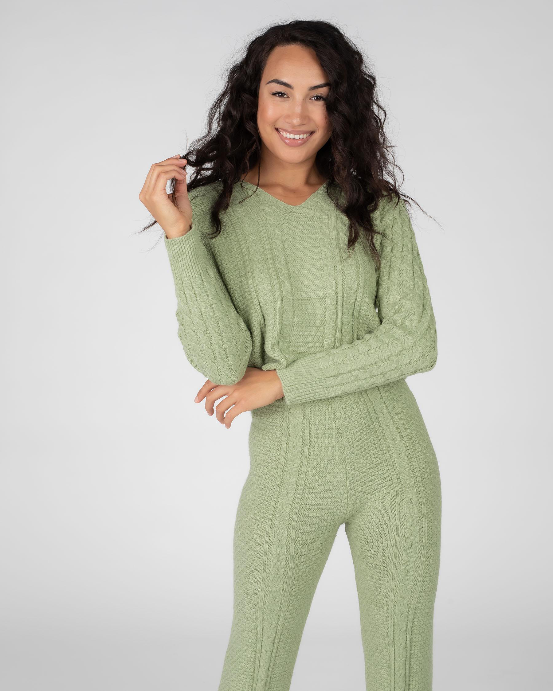 Shop Thanne Wilderness Top In Sage - Fast Shipping & Easy Returns ...