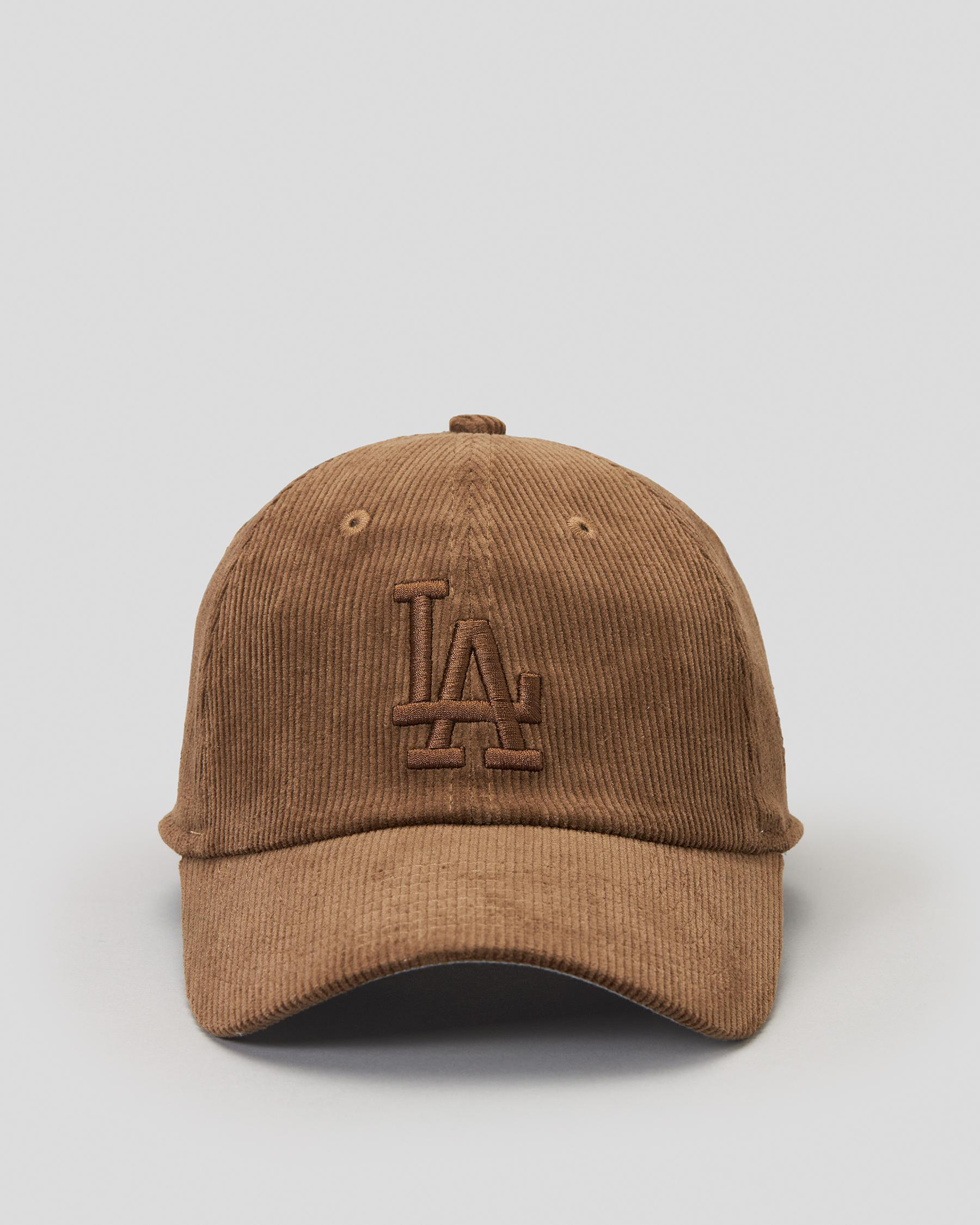 Shop New Era Los Angeles Dodgers Cord Cap In Brown/grey - Fast Shipping ...