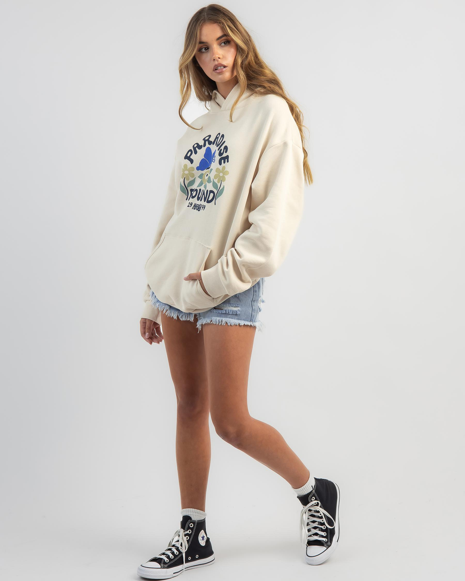 Shop Hurley Catie Hoodie In Perfectly Pale - Fast Shipping & Easy ...