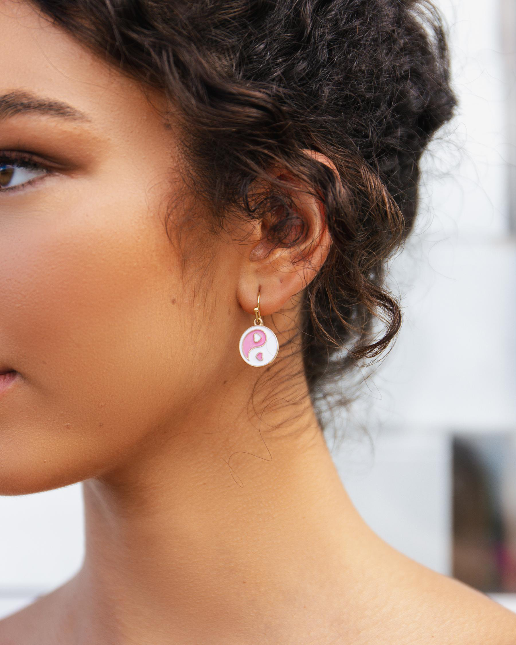 Shop Karyn In LA Myka Earring Pack In Pink - Fast Shipping & Easy ...