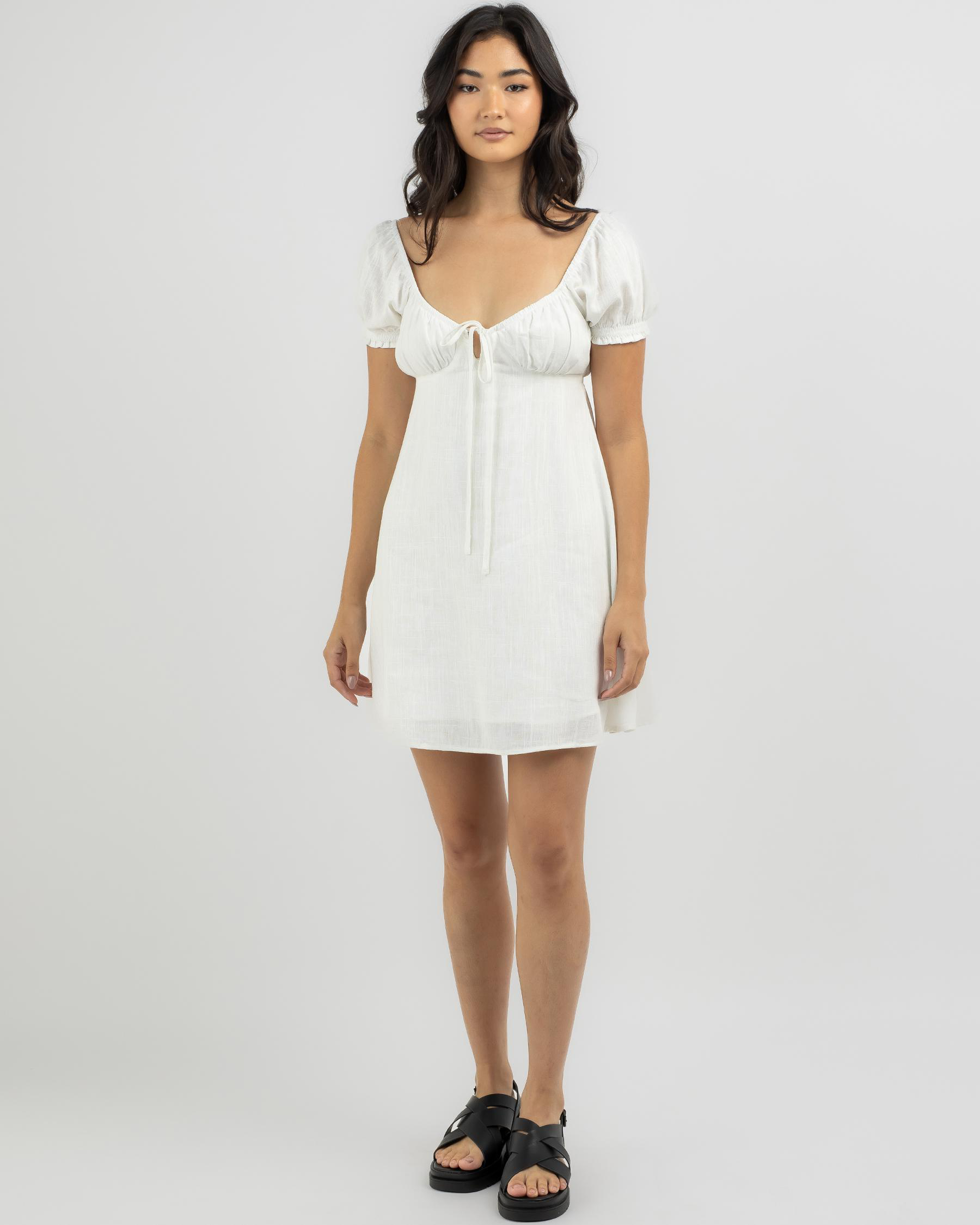 Shop Rumor Keisha Dress In White - Fast Shipping & Easy Returns - City ...