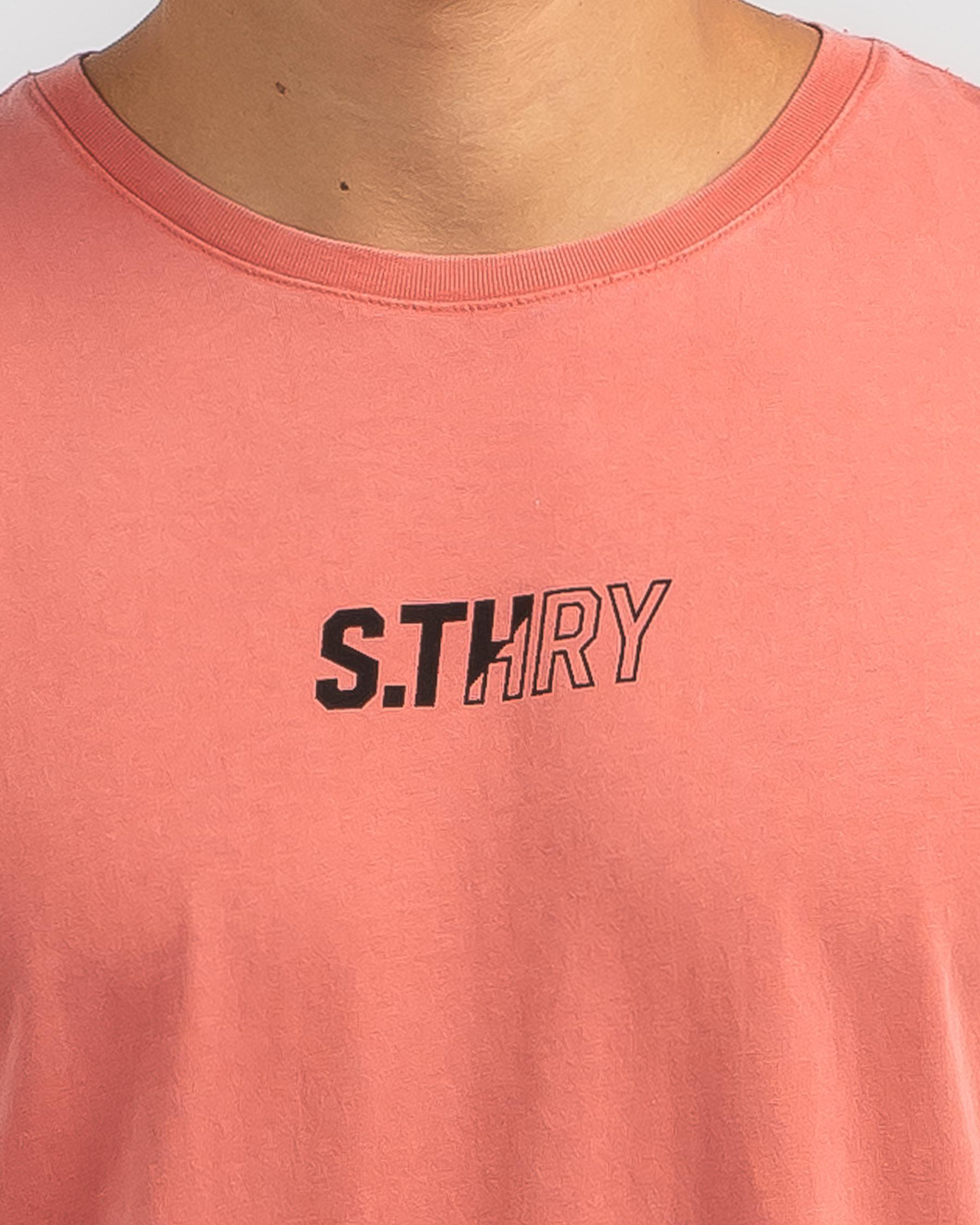 Shop Silent Theory Axel T-Shirt In Red - Fast Shipping & Easy Returns ...