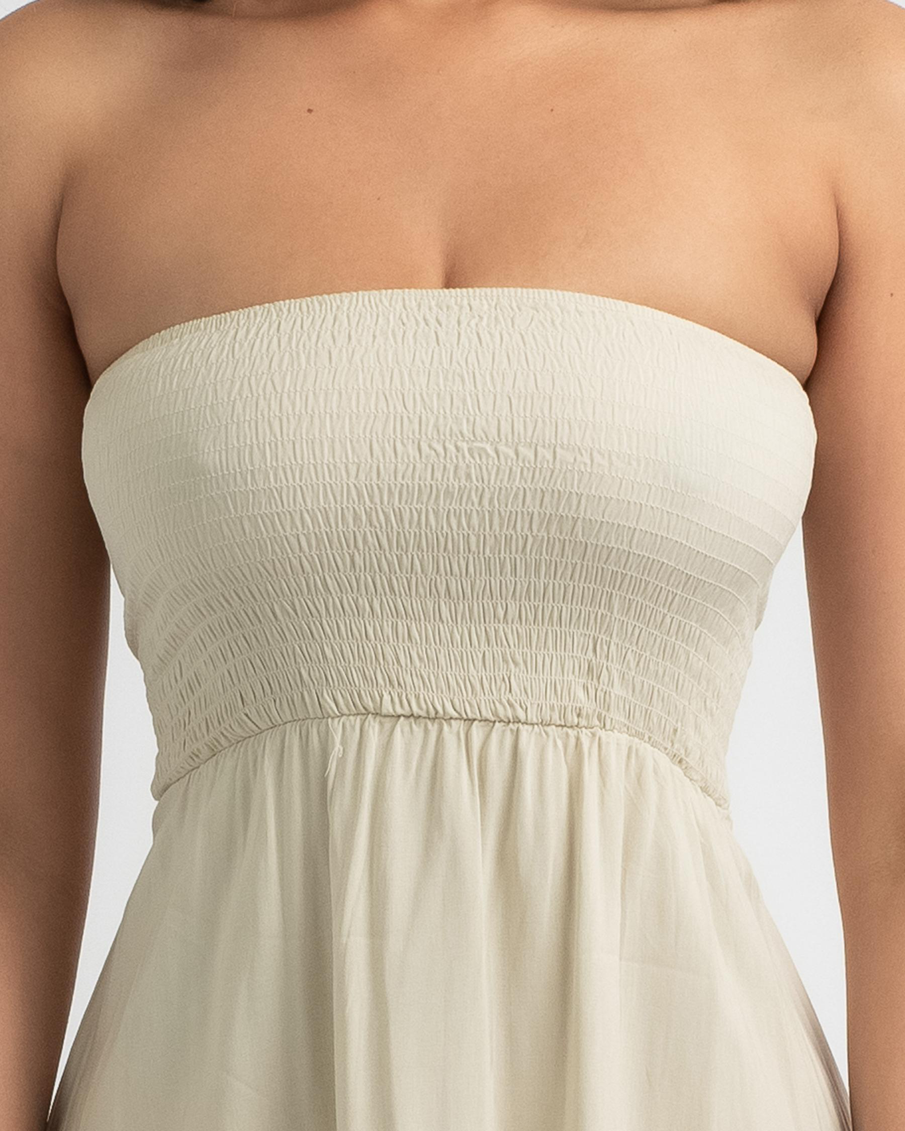 Shop Mooloola Glitch Dress In Earth - Fast Shipping & Easy Returns ...