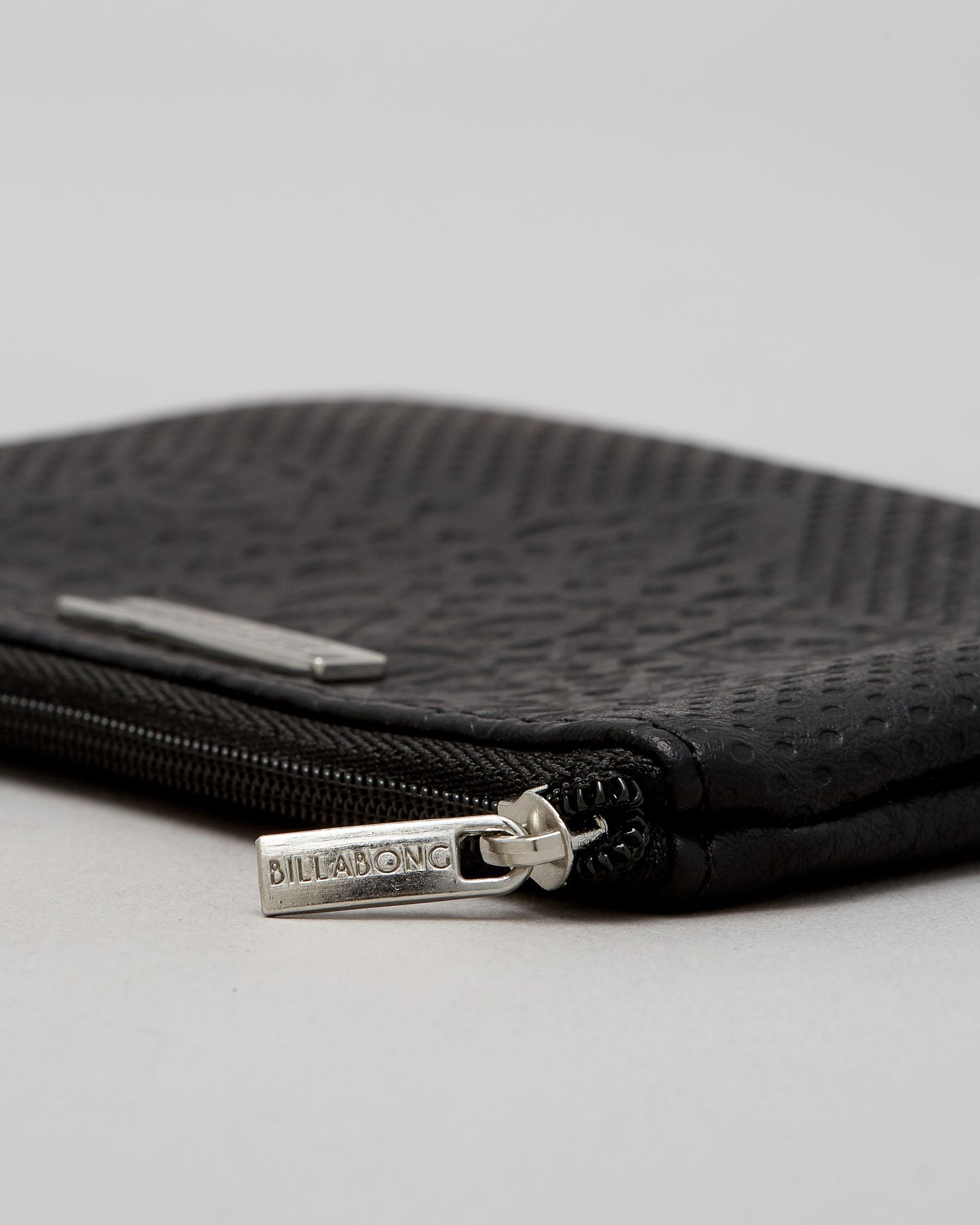 Shop Billabong Florence Coin Purse In Black - Fast Shipping & Easy ...