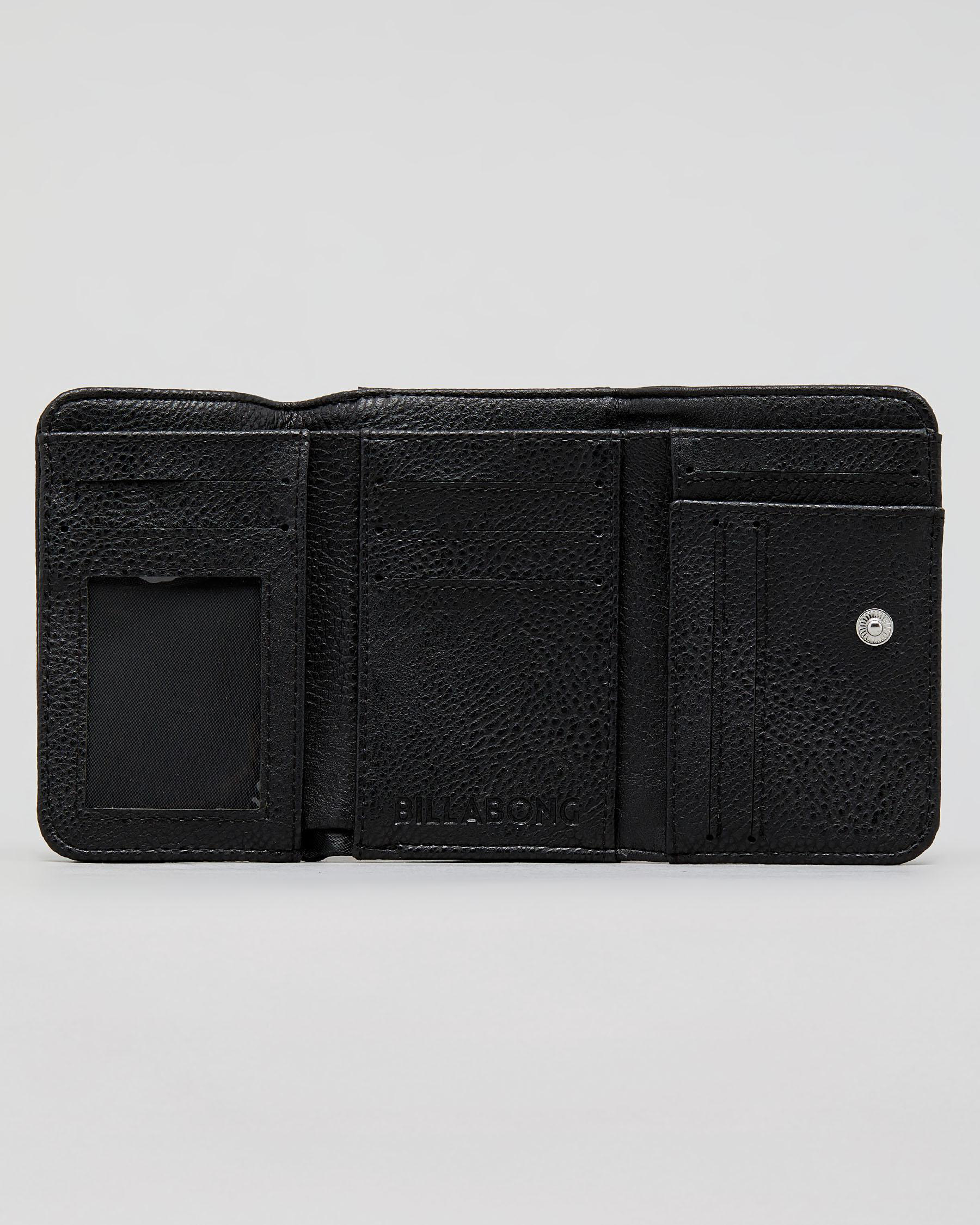 Shop Billabong Free Spirit Wallet In Black - Fast Shipping & Easy ...