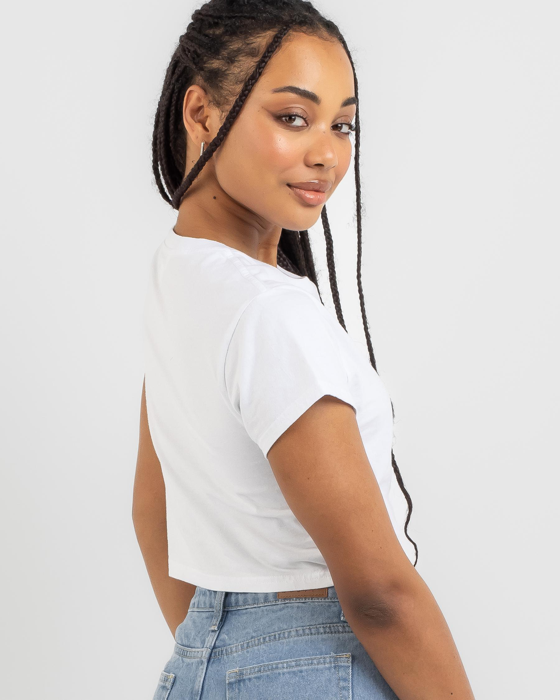 Shop Rusty Atoll Baby Tee In White - Fast Shipping & Easy Returns ...