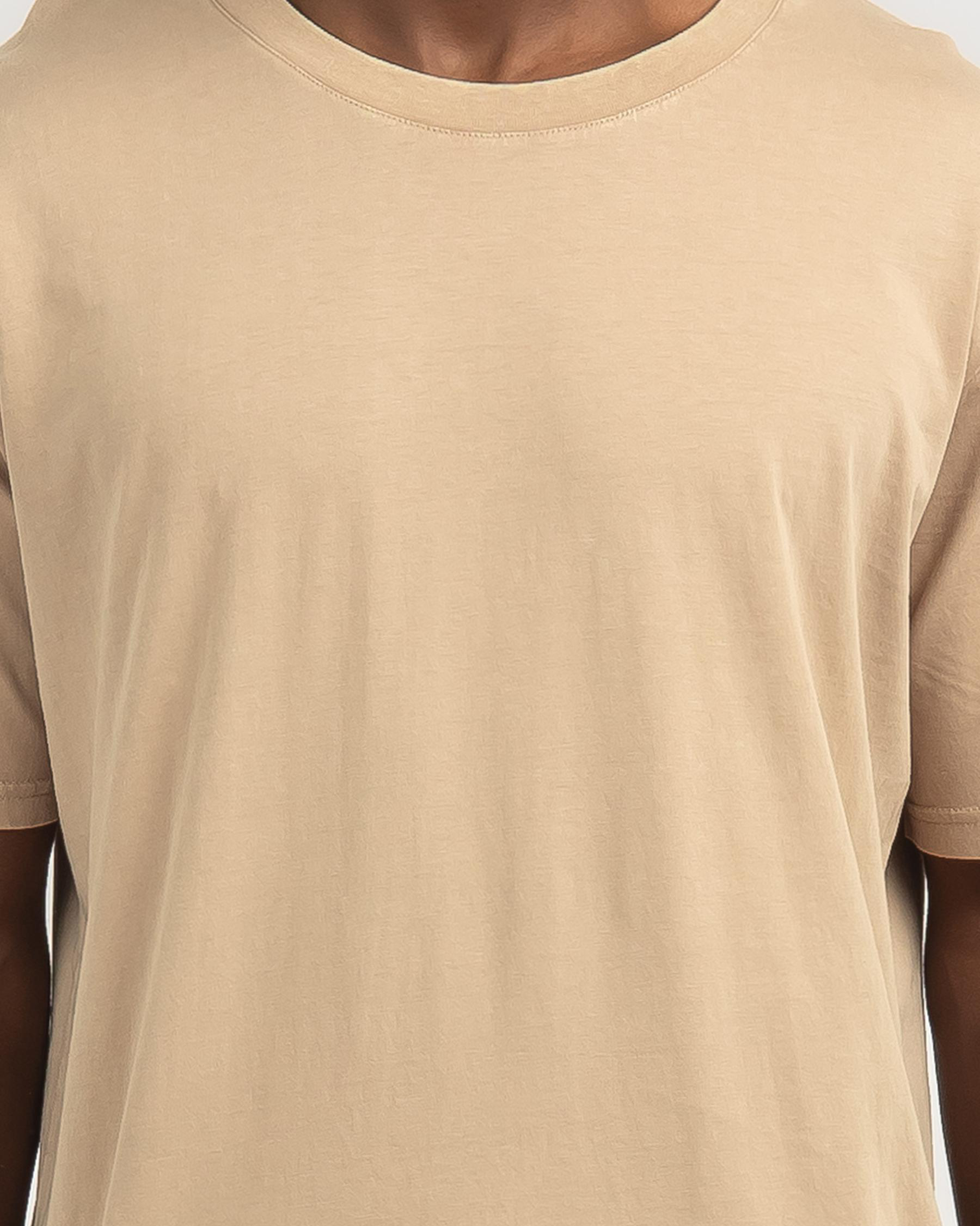 Shop Lucid Essential Acid 2.0 T-Shirt In Tan Acid - Fast Shipping ...