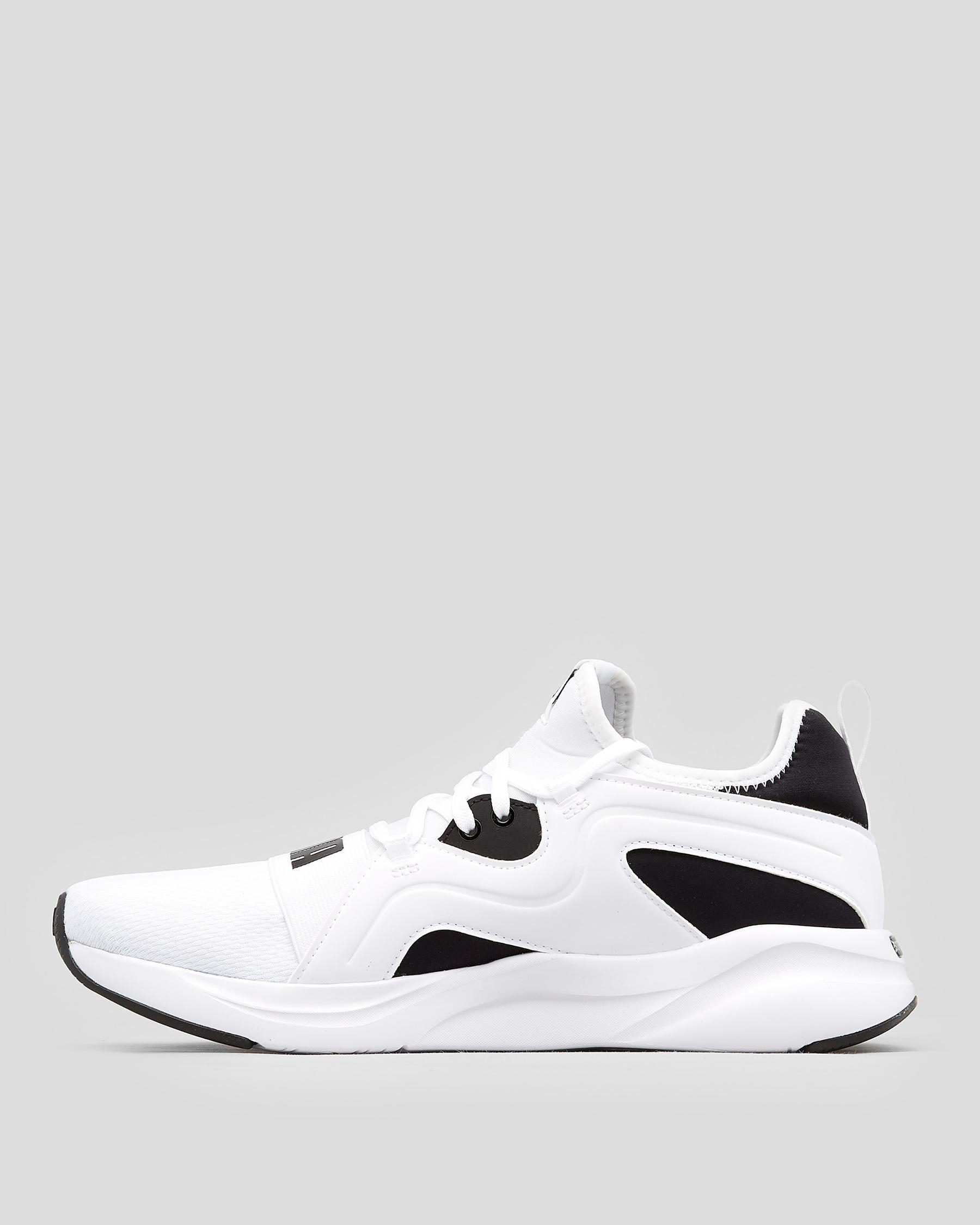 Shop Puma Softride Rift Shoes In White/black - Fast Shipping & Easy ...