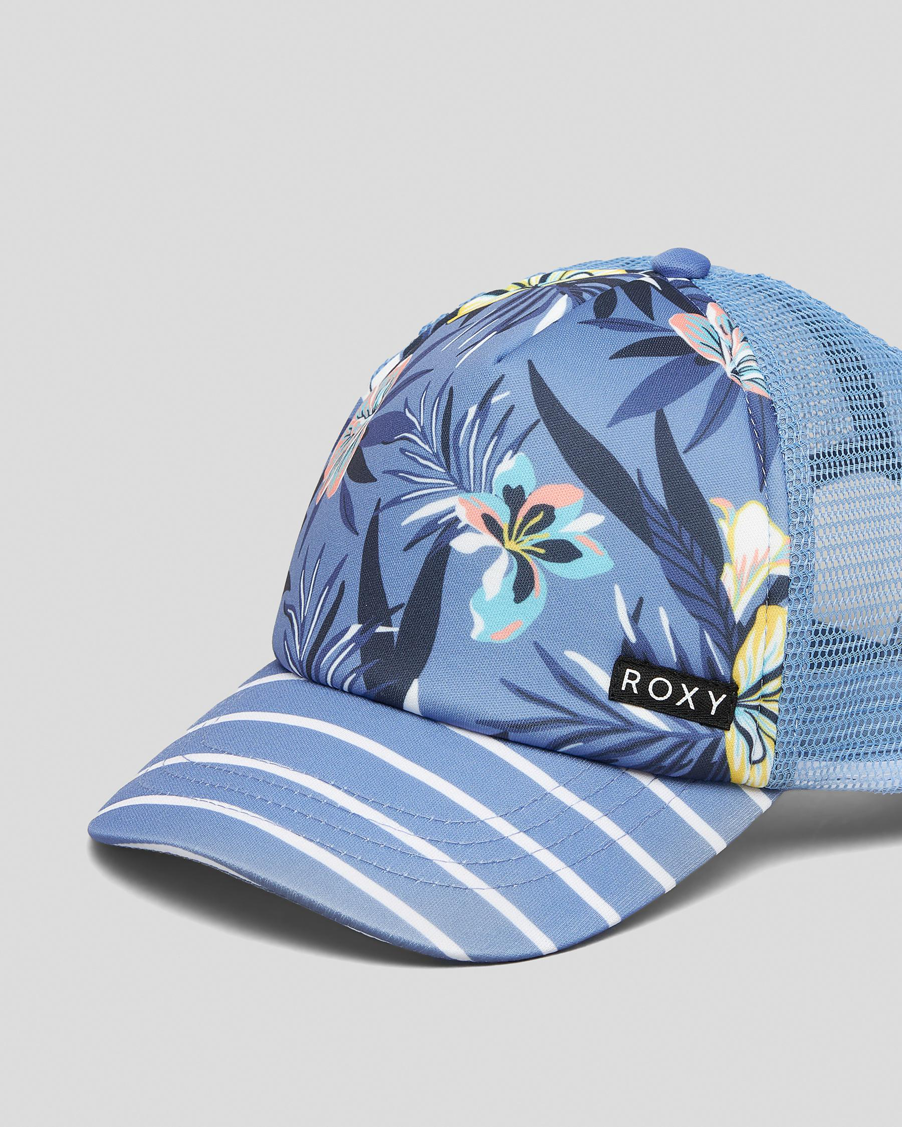 Shop Roxy Girls' Honey Coconut Trucker Cap In Allure Rg Fasso S - Fast ...