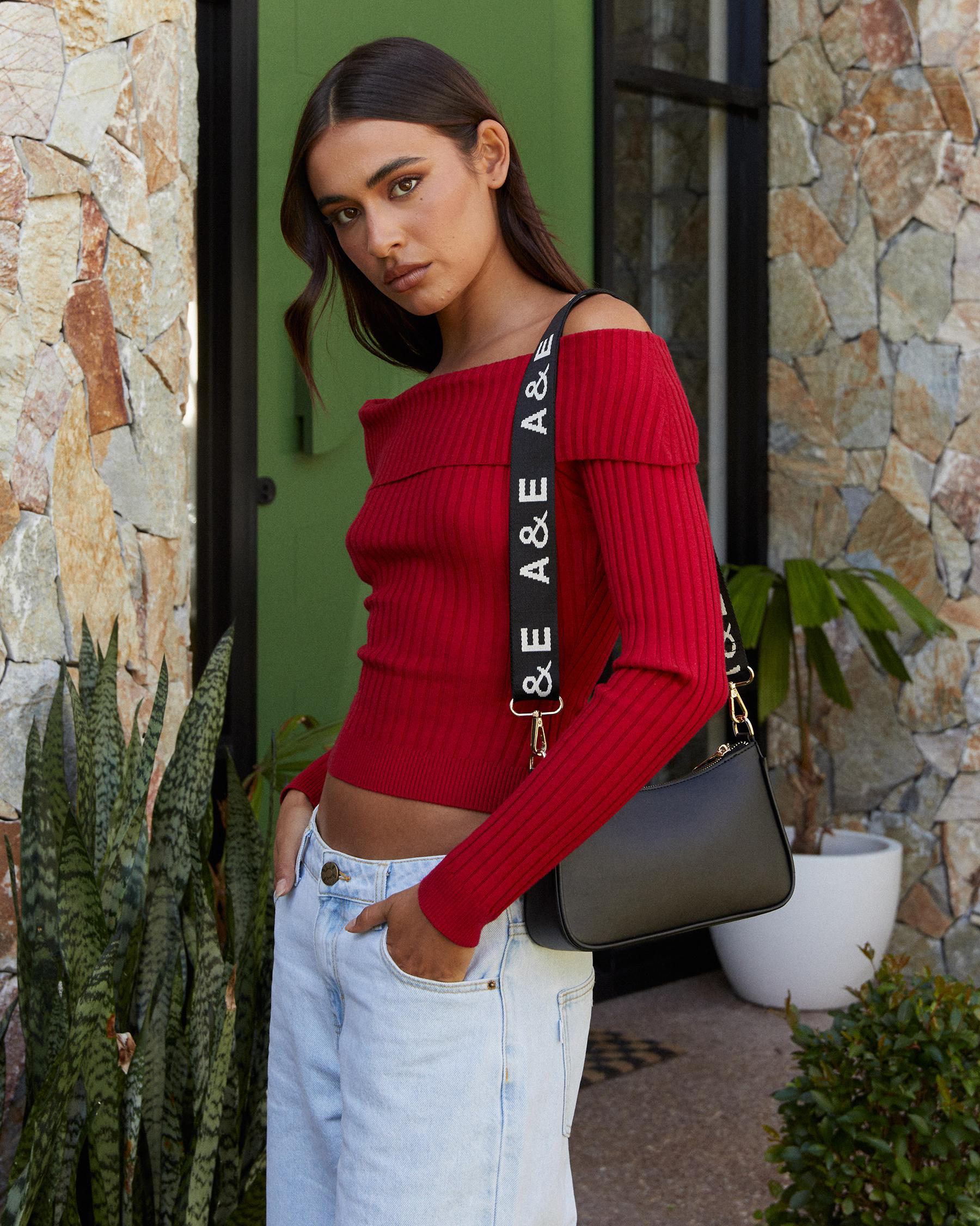 Shop Ava And Ever Victoria Crossbody Bag In Black - Fast Shipping ...