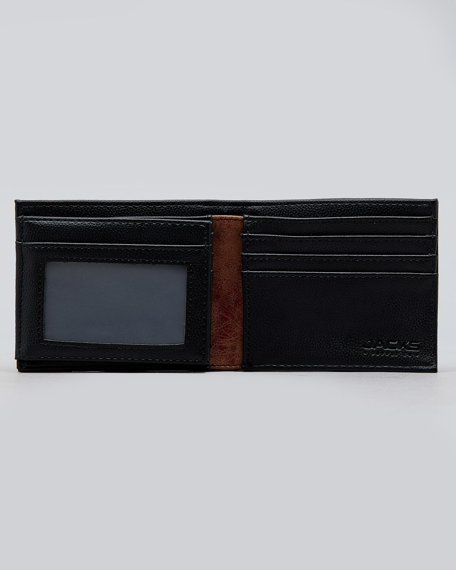 Shop Jacks Due Wallet In Black/ Brown - Fast Shipping & Easy Returns ...