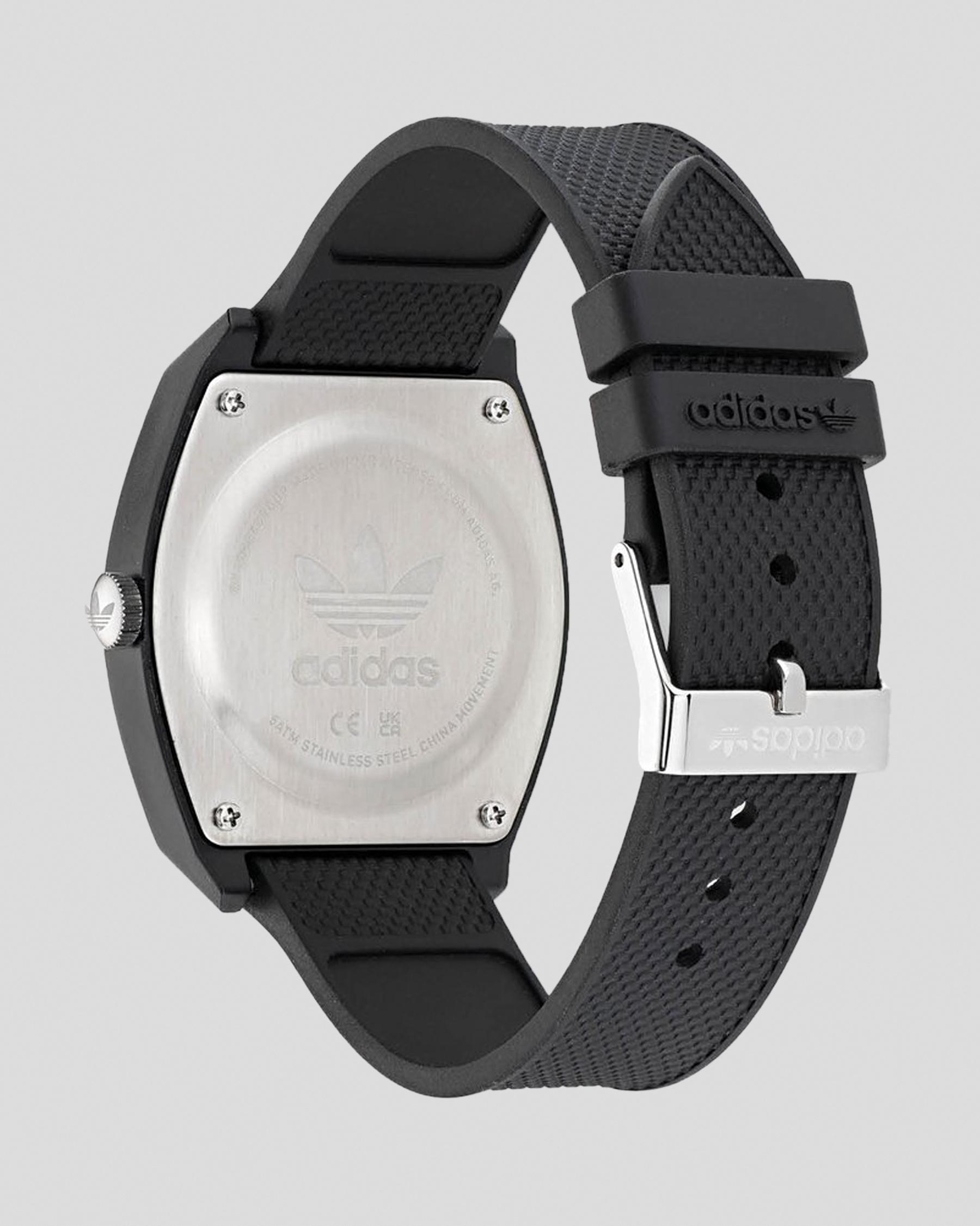 Shop adidas Project Two Watch In Black/black - Fast Shipping & Easy ...