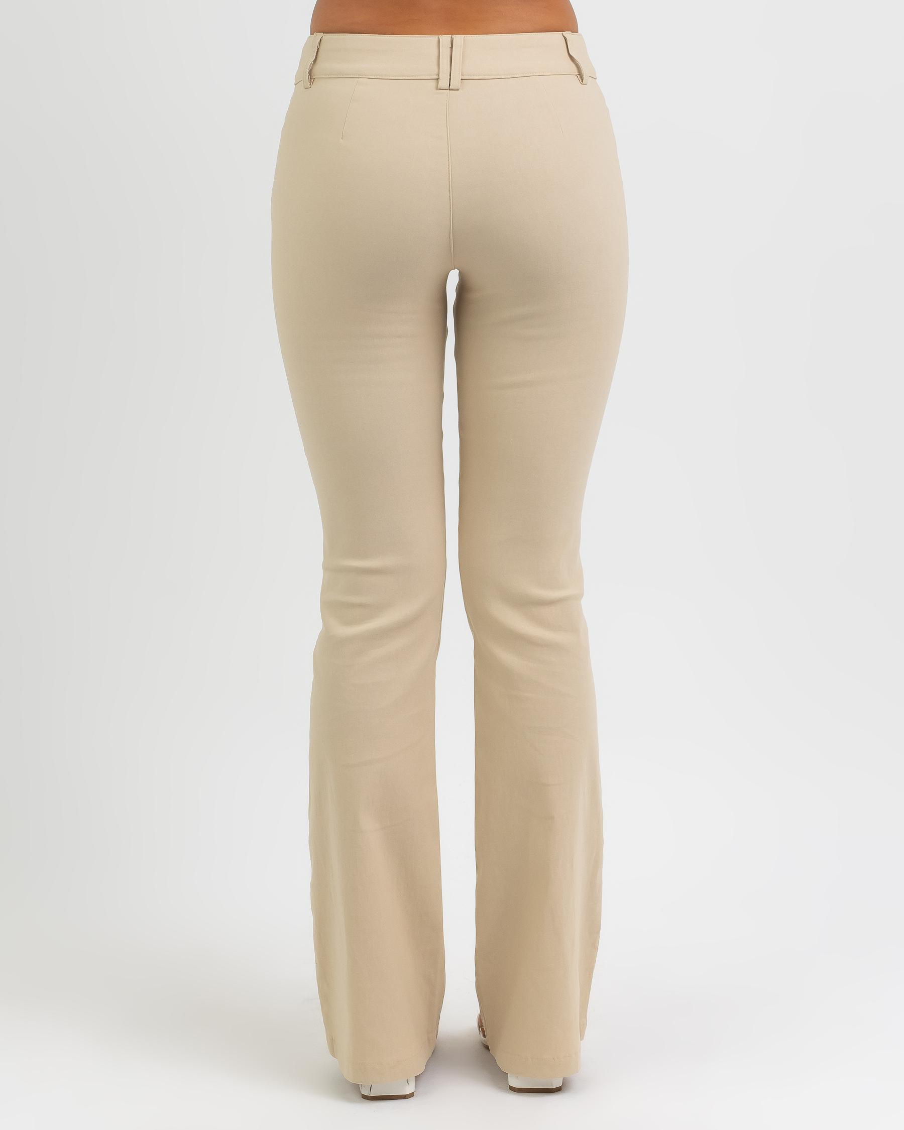 Shop Ava And Ever Vogue Pants In Beige - Fast Shipping & Easy Returns ...