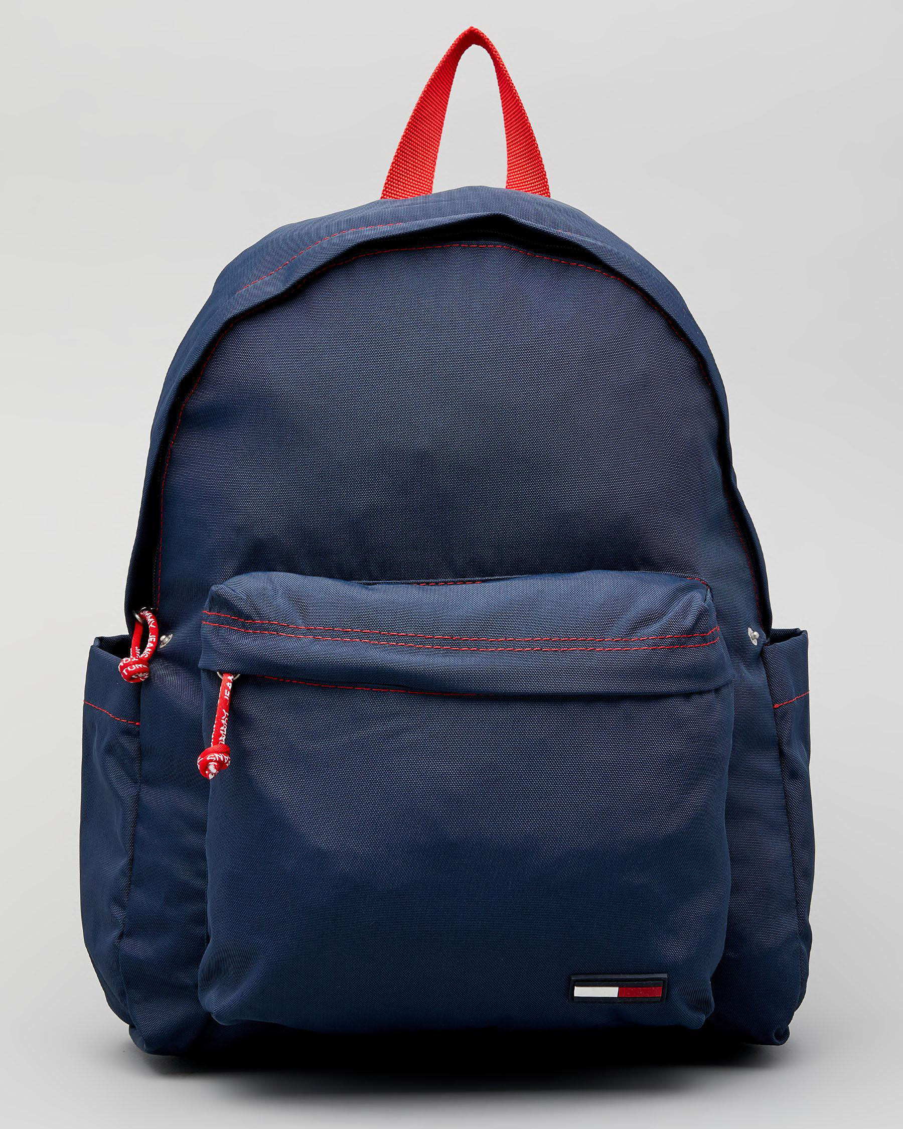 Shop Tommy Hilfiger Campus Boy Backpack In Twilight Navy - Fast ...