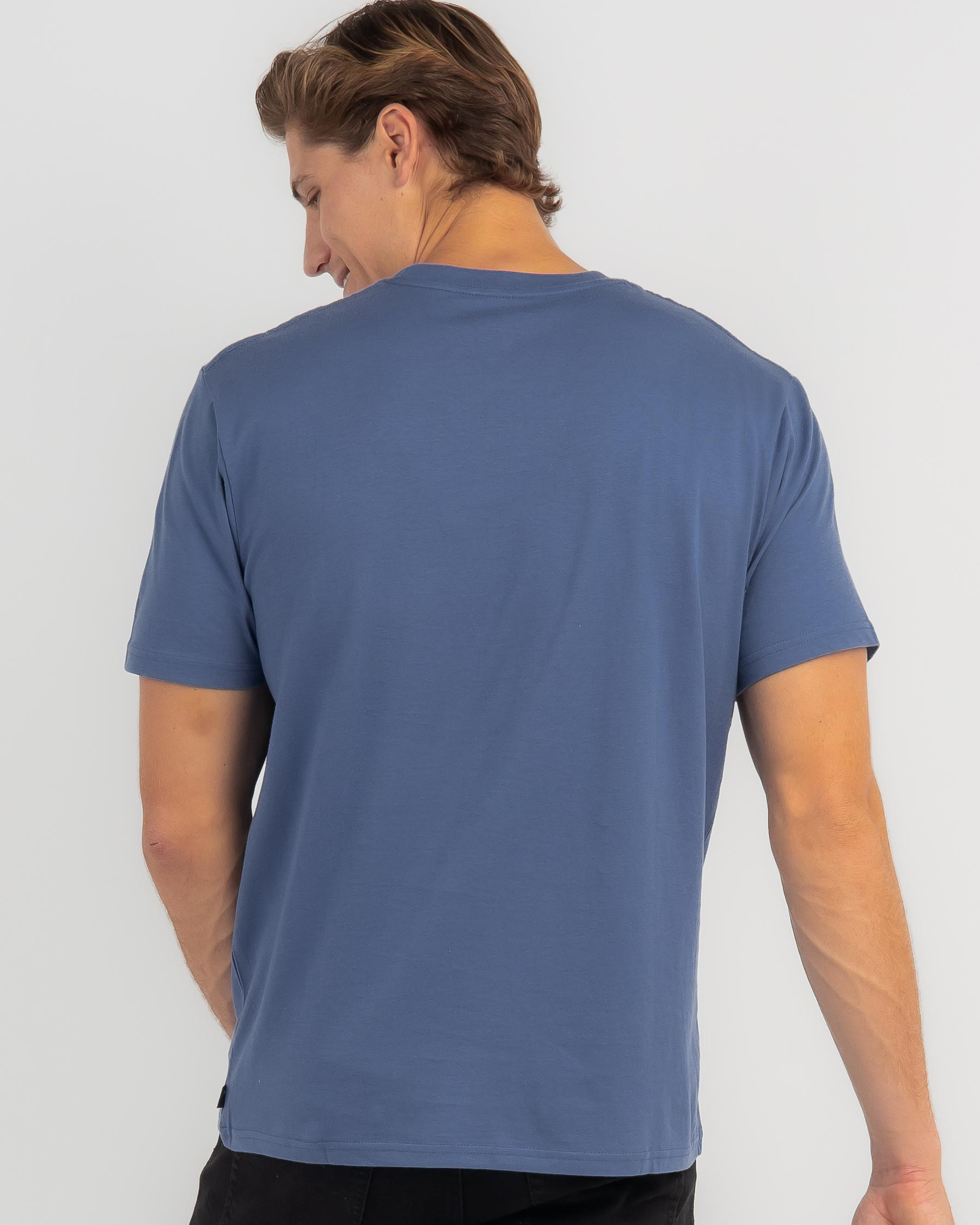 Shop Rip Curl Pill Icon T-Shirt In Sparky Blue - Fast Shipping & Easy ...