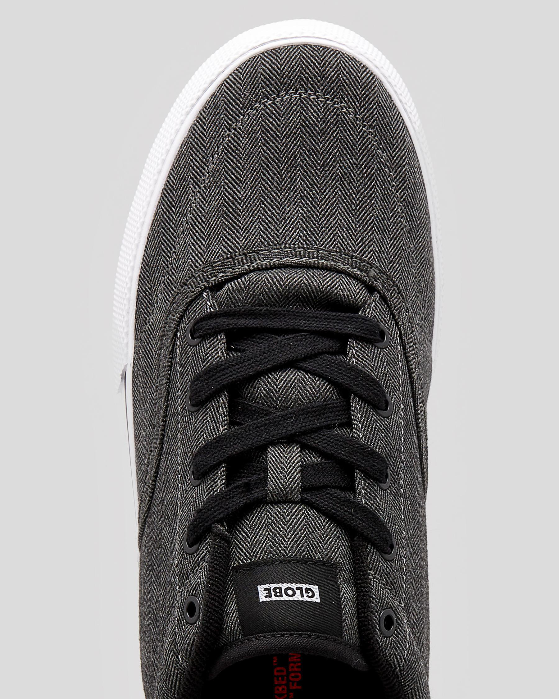 Shop Globe Tribe Shoes In Dark Grey Herringbone/bone - Fast Shipping ...