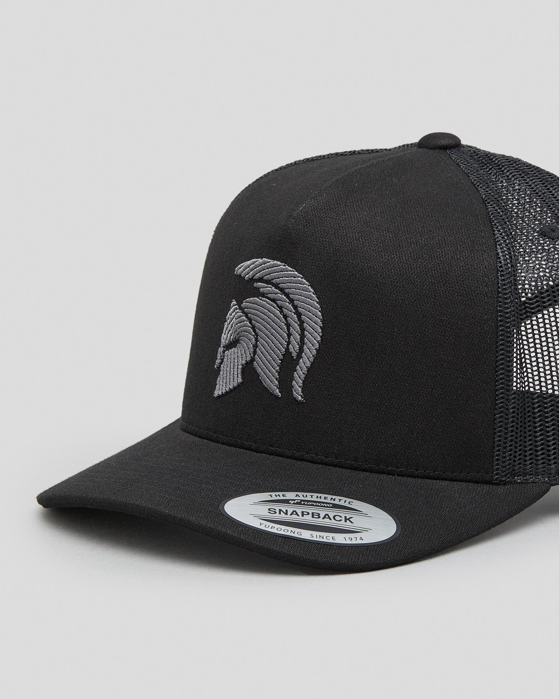 Shop Sparta Siege Trucker Cap In Black - Fast Shipping & Easy Returns ...