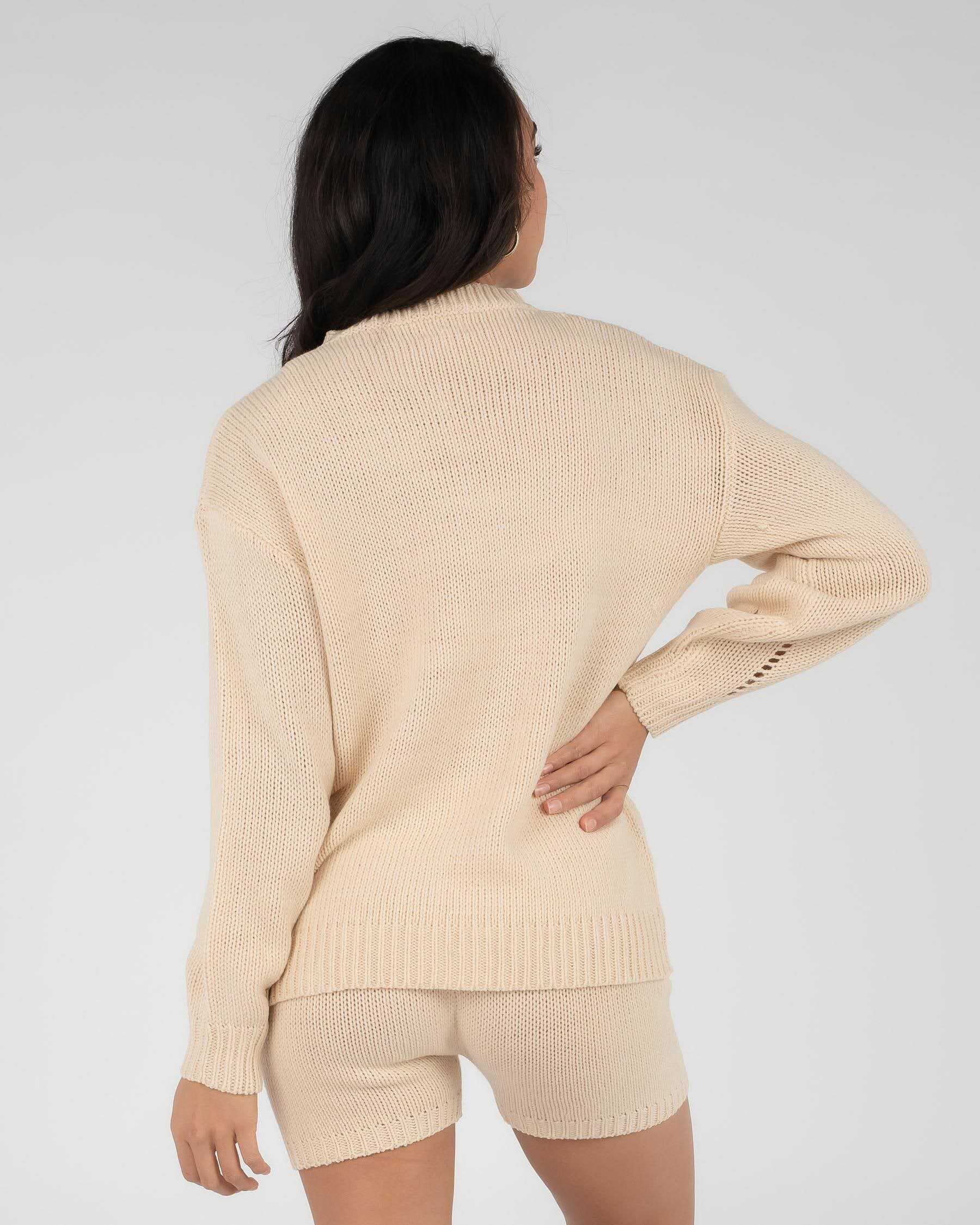 Shop Pink Diamond Slippery Slopes Top In Sand - Fast Shipping & Easy ...