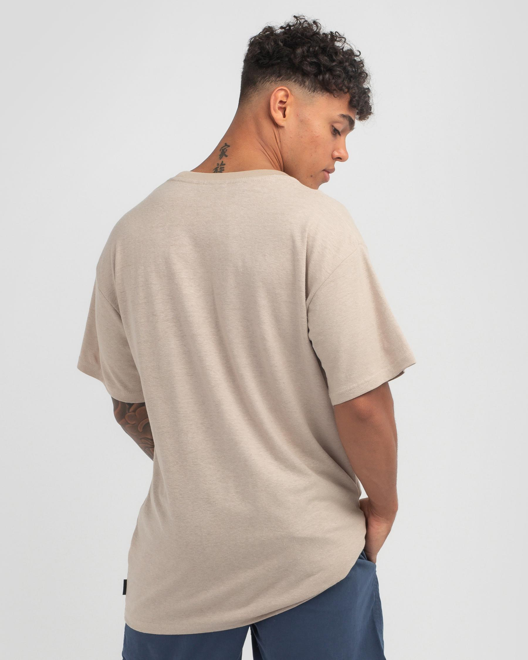 Shop Rusty One Hit Hemp T-Shirt In Beige Fog - Fast Shipping & Easy ...