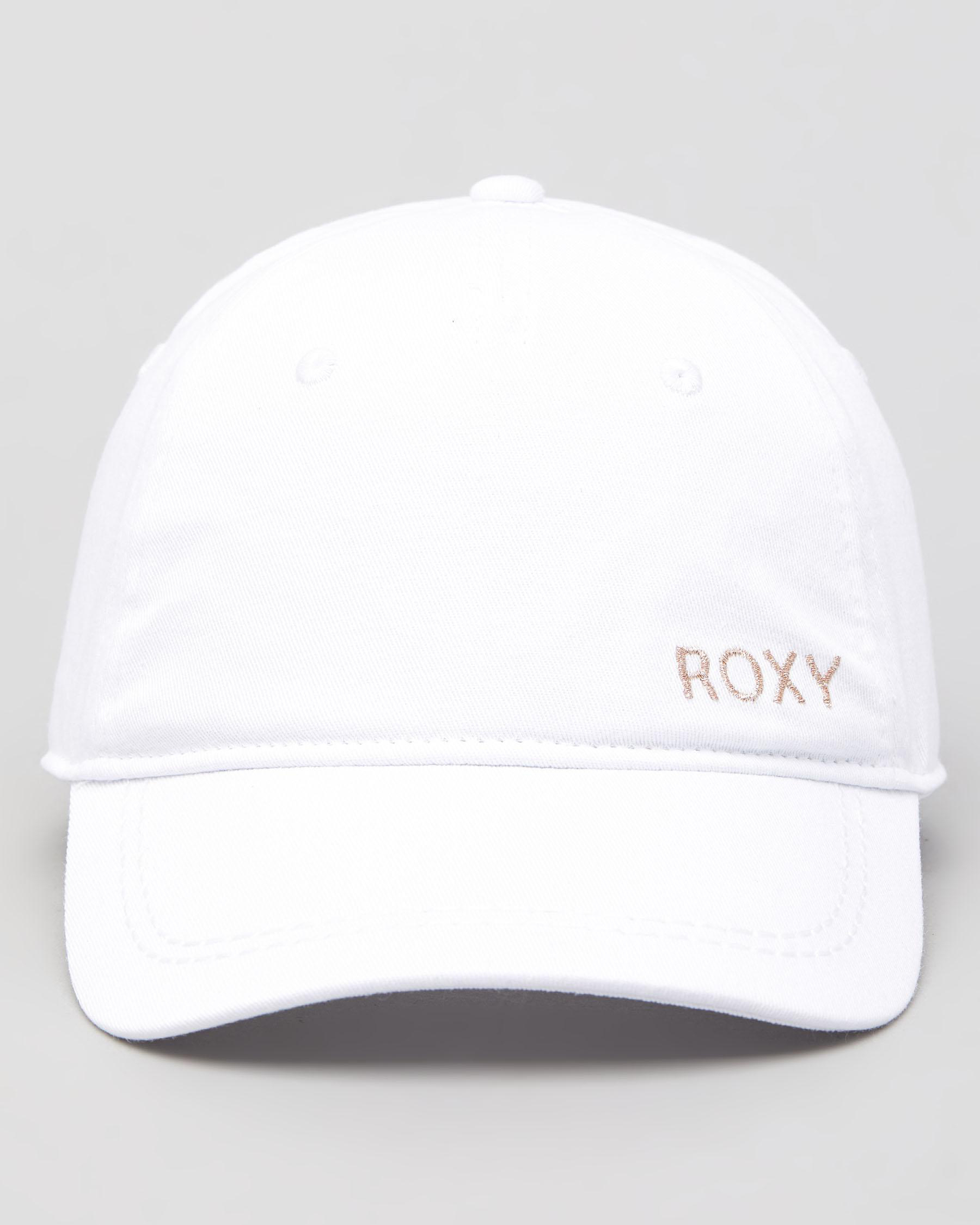 Shop Roxy Blancas Cap In Bright White - Fast Shipping & Easy Returns ...