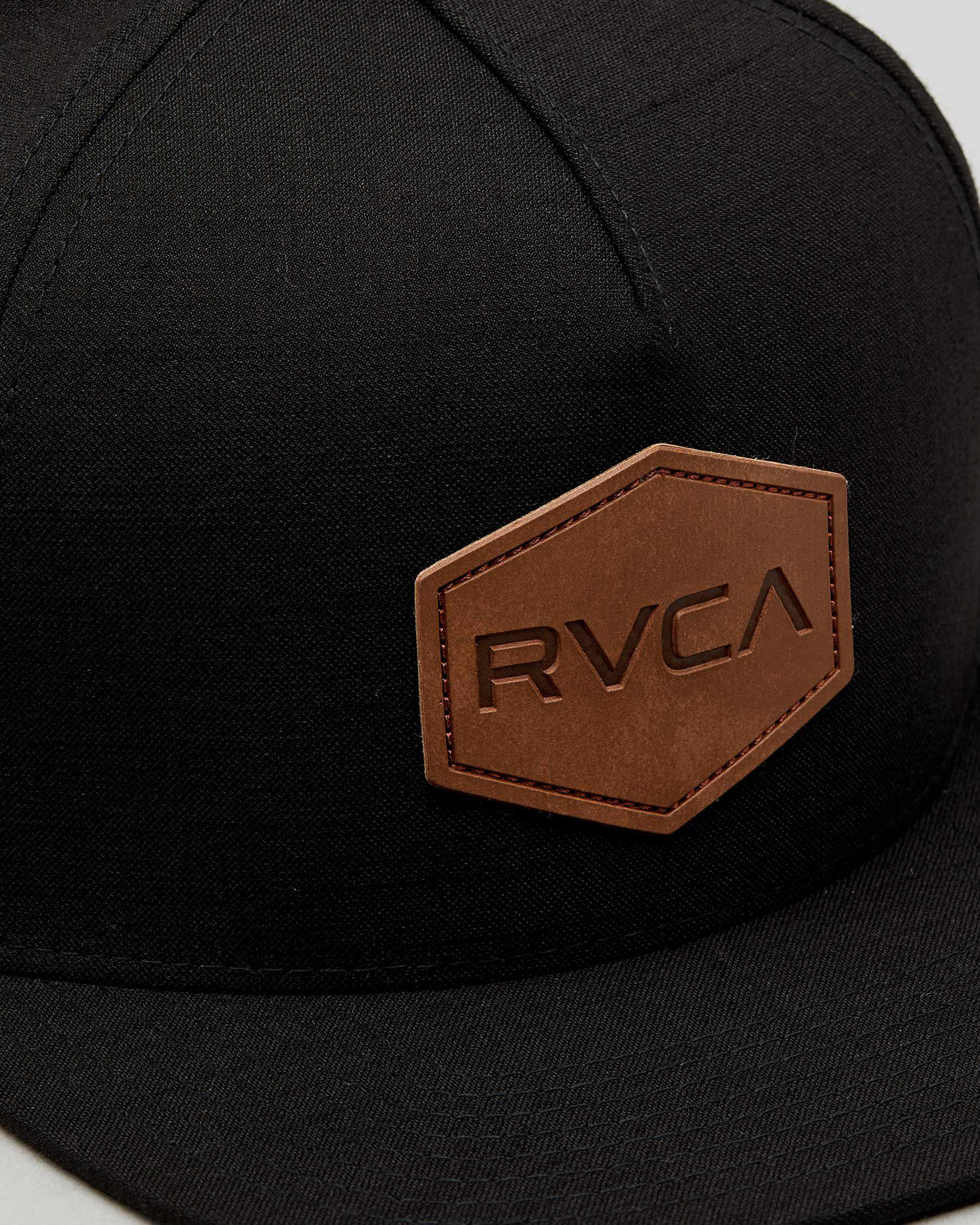 Shop RVCA Commonwealth Cap In Black - Fast Shipping & Easy Returns ...