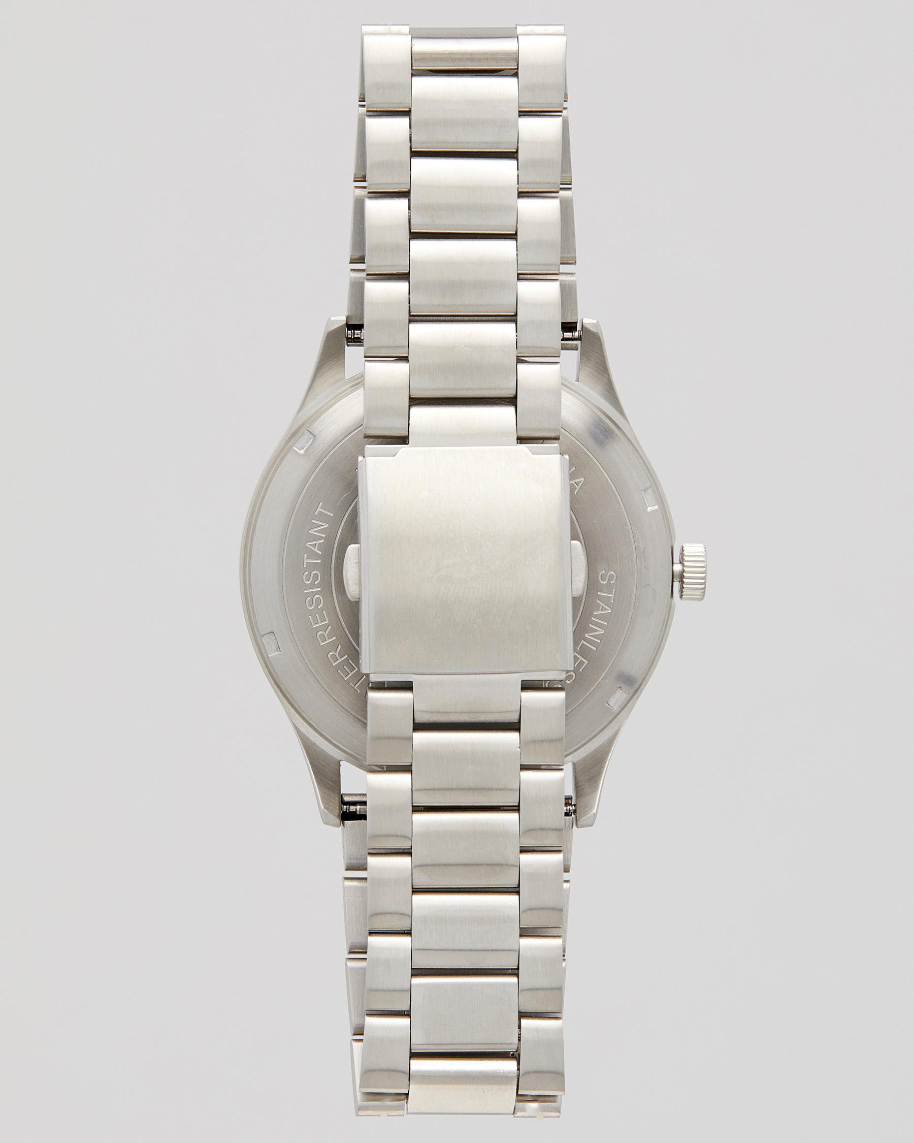 Shop Lucid Shield Watch In Navy/silver - Fast Shipping & Easy Returns ...