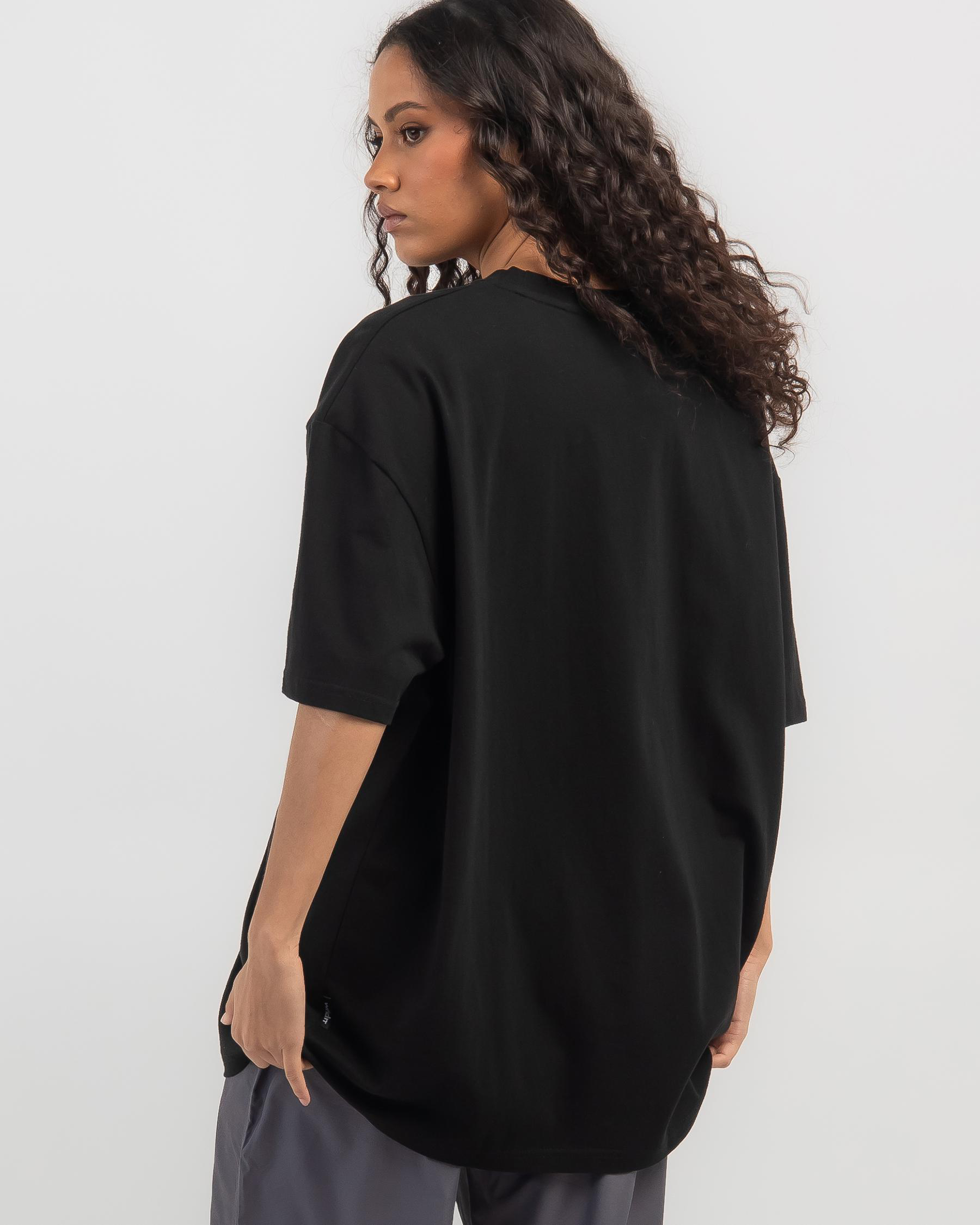 Shop Wndrr Hoxton Vintage Fit T-Shirt In Black - Fast Shipping & Easy ...